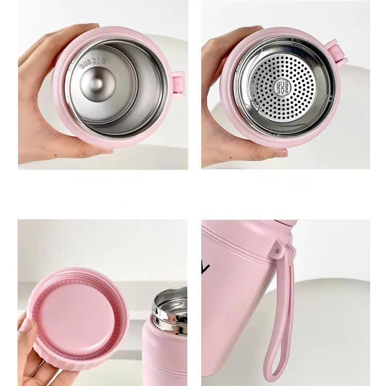 Bình Giữ Nhiệt GUCGRES 1000ml Lucky In Cup Kiểu Dáng Hàn Quốc Có Khay ...