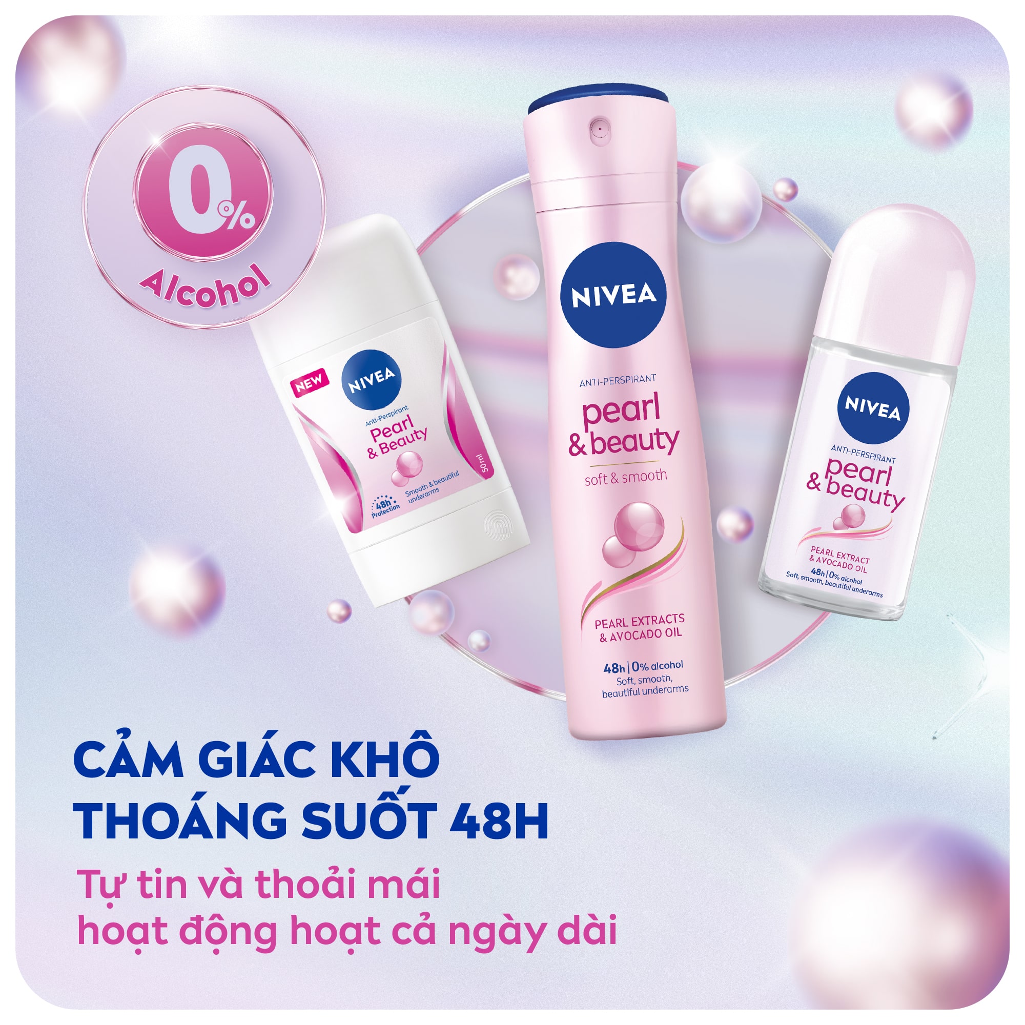 [Livestream] Bộ 2 Xịt Ngăn Mùi NIVEA Pearl&Beauty Dưỡng Sáng Da Ngọc ...