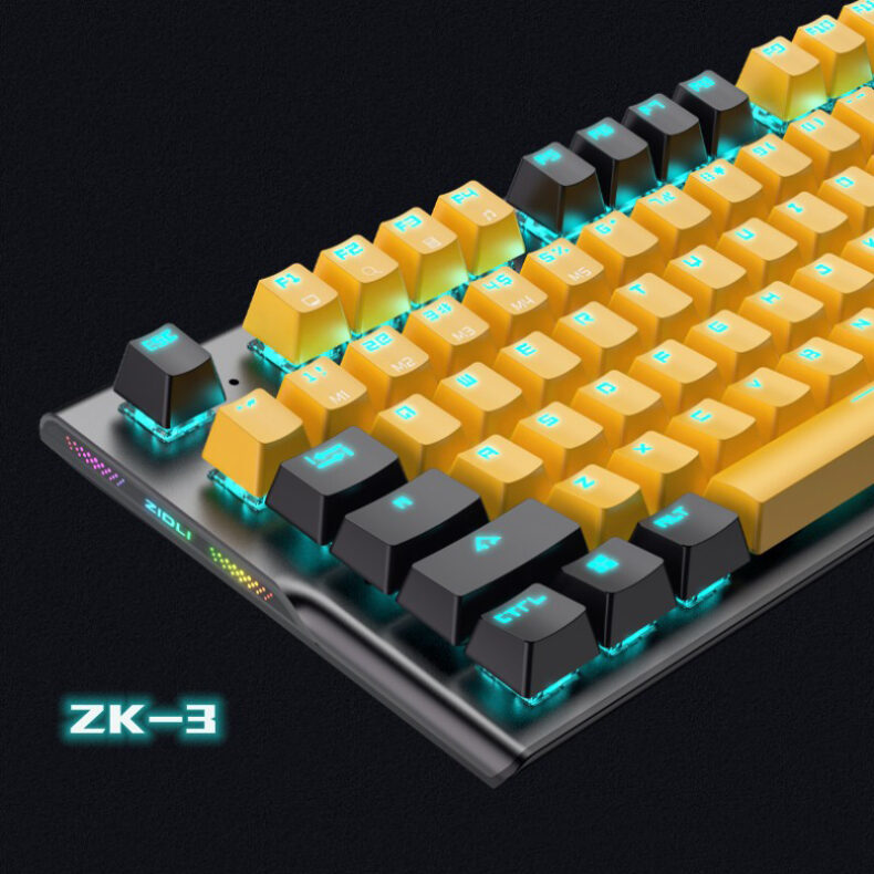 Bàn phím cơ có dây Gaming Zidli ZK3 (ZK3-1), màu đen (Quang cơ ...