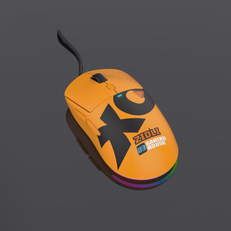 Bộ bàn phím cơ có dây Gaming Zidli K980, (K980-3 XO) (USB port, LED) + ZGM03 XO chuyên chơi game ...