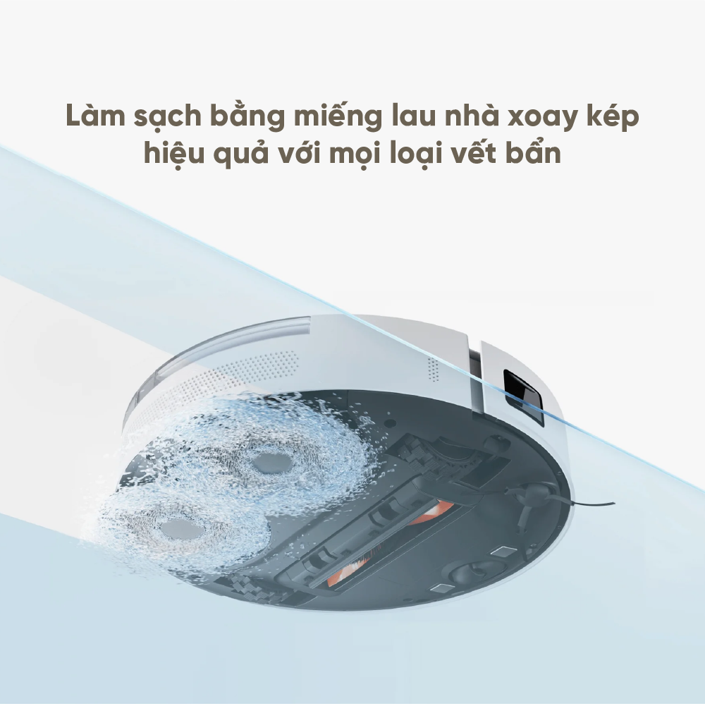Robot hút bụi, lau sàn 2in1 Xiaomi Robot Vacuum S20+ - Lực hút 6000Pa - Hoạt động lên đến 170 ...