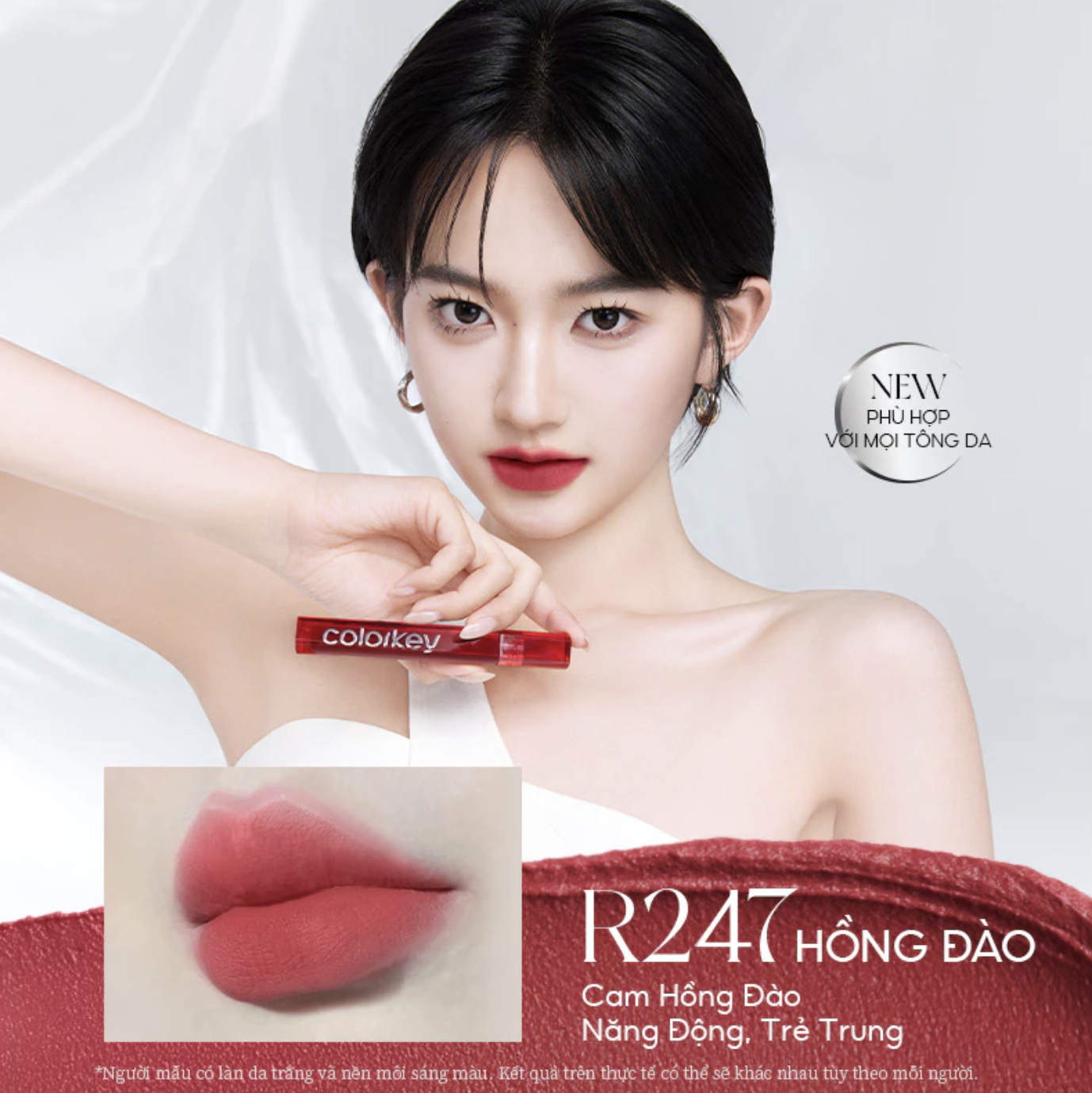 Son Kem Lì Mịn Mượt Lâu Trôi Colorkey Airy Velvet Lips Lacquer 2.5g ...