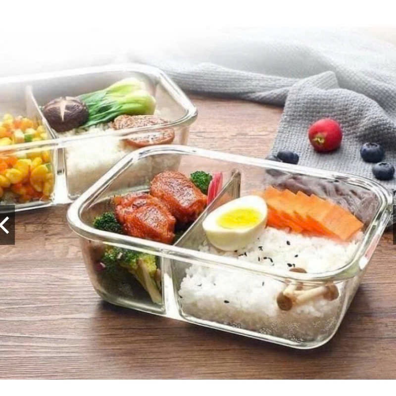 Hộp Đựng Thực Phẩm LocknLock Hộp Thủy Tinh Chia Ngăn LLG456, LLG457 ...