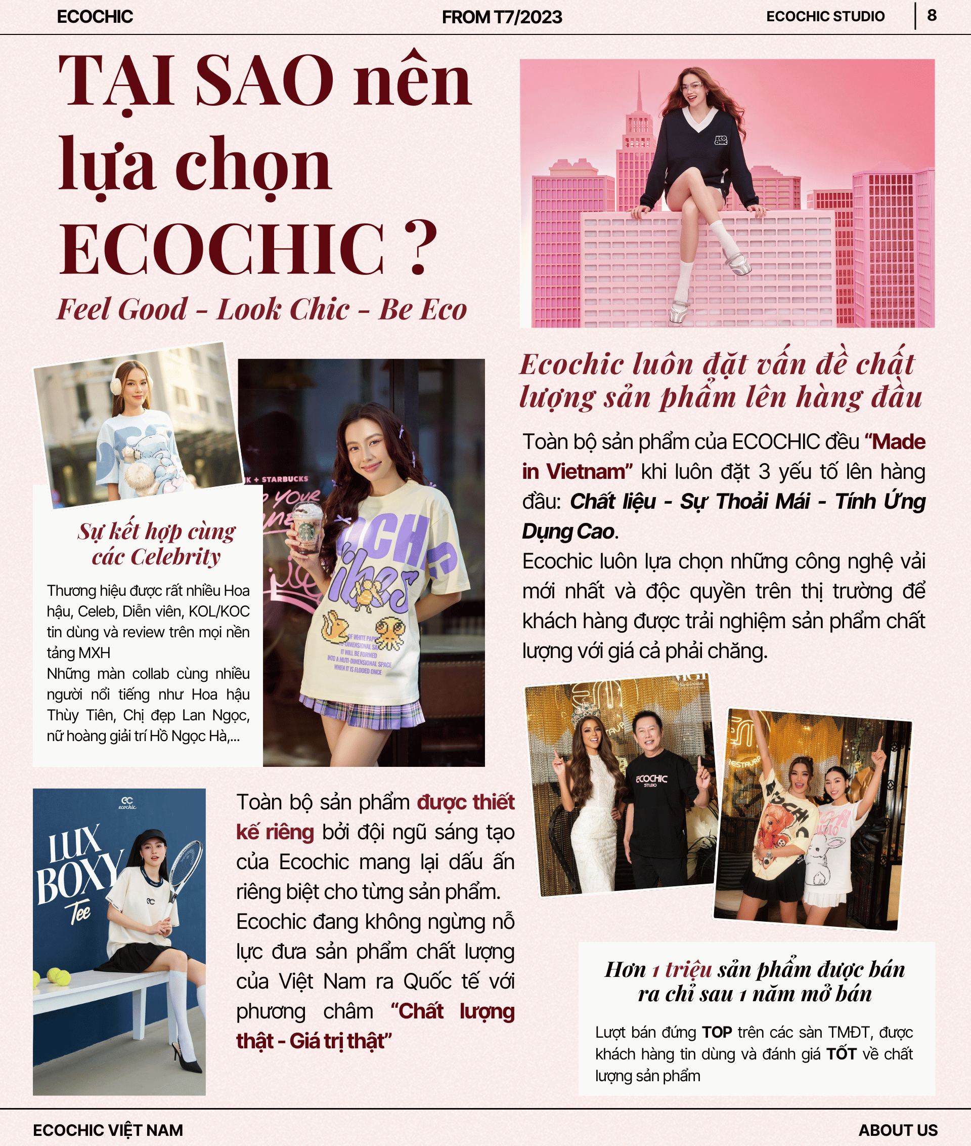 Áo Thun ECOCHIC LOVE ME BABY TEE Local Brand Chính Hãng Form Ôm Tay Lỡ Nữ Fit Body Cổ Tròn Y2k ...