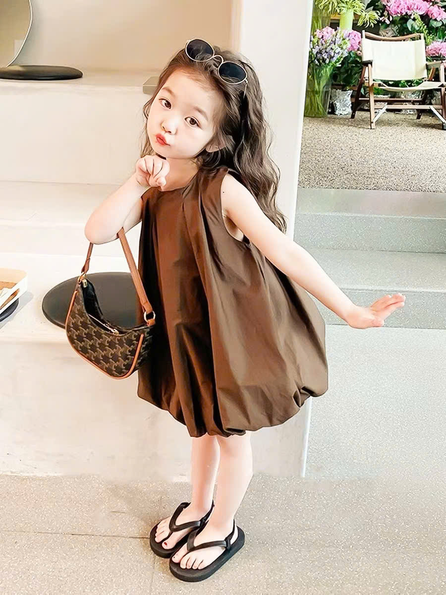 Váy bé gái sát nách dáng bom 2 lớp cho bé từ 1 tuổi đến 7 tuổi | Shopee Việt Nam