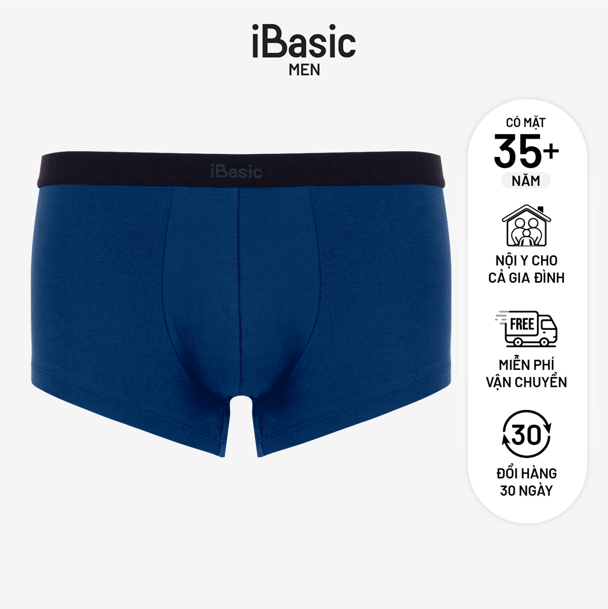Quần lót nam iBasic logo ẩn phom trunk cotton USA kháng khuẩn - PANM130 ...
