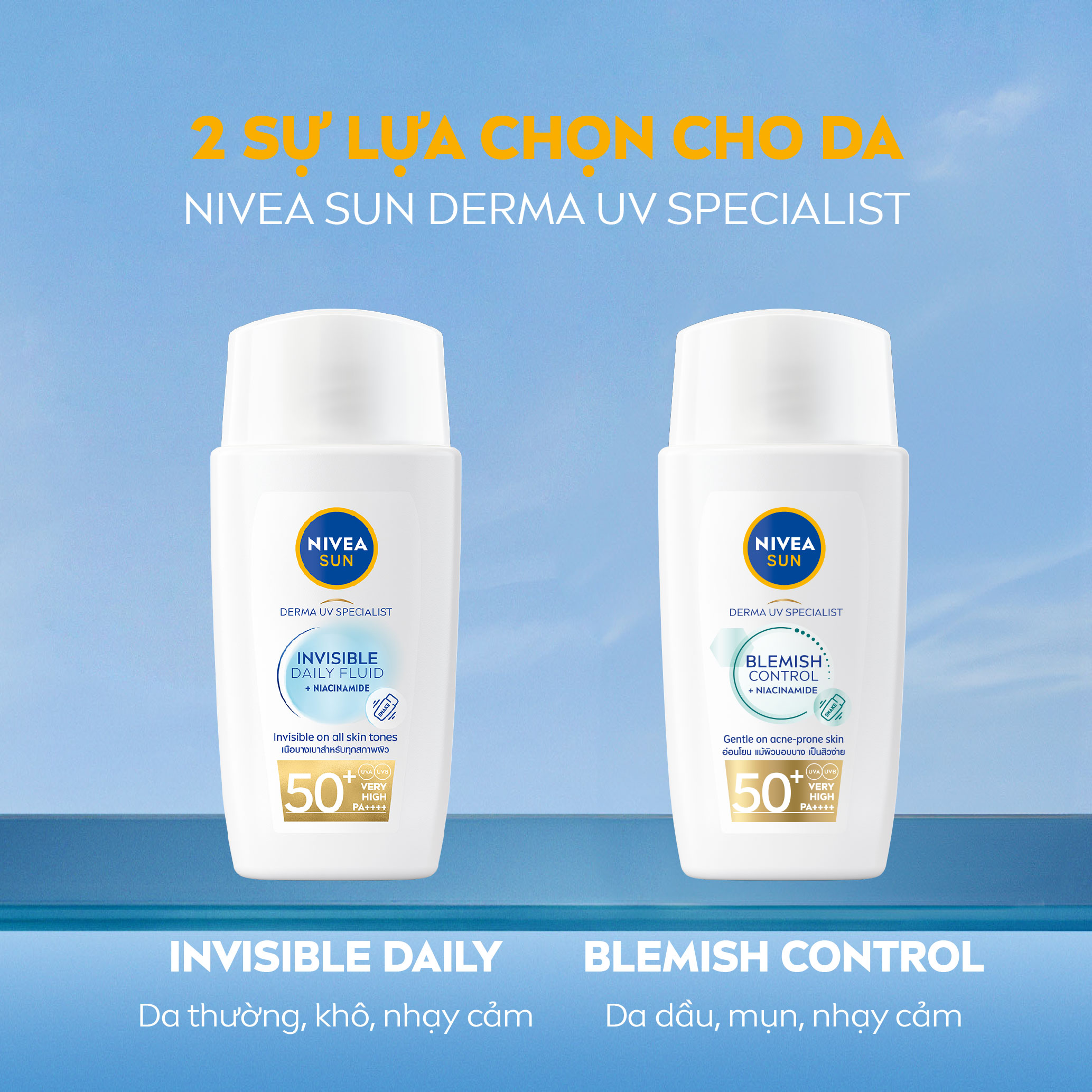 Sữa Chống Nắng NIVEA SUN Derma Blemish Control Kiềm Dầu Ngừa Mụn SPF50 ...