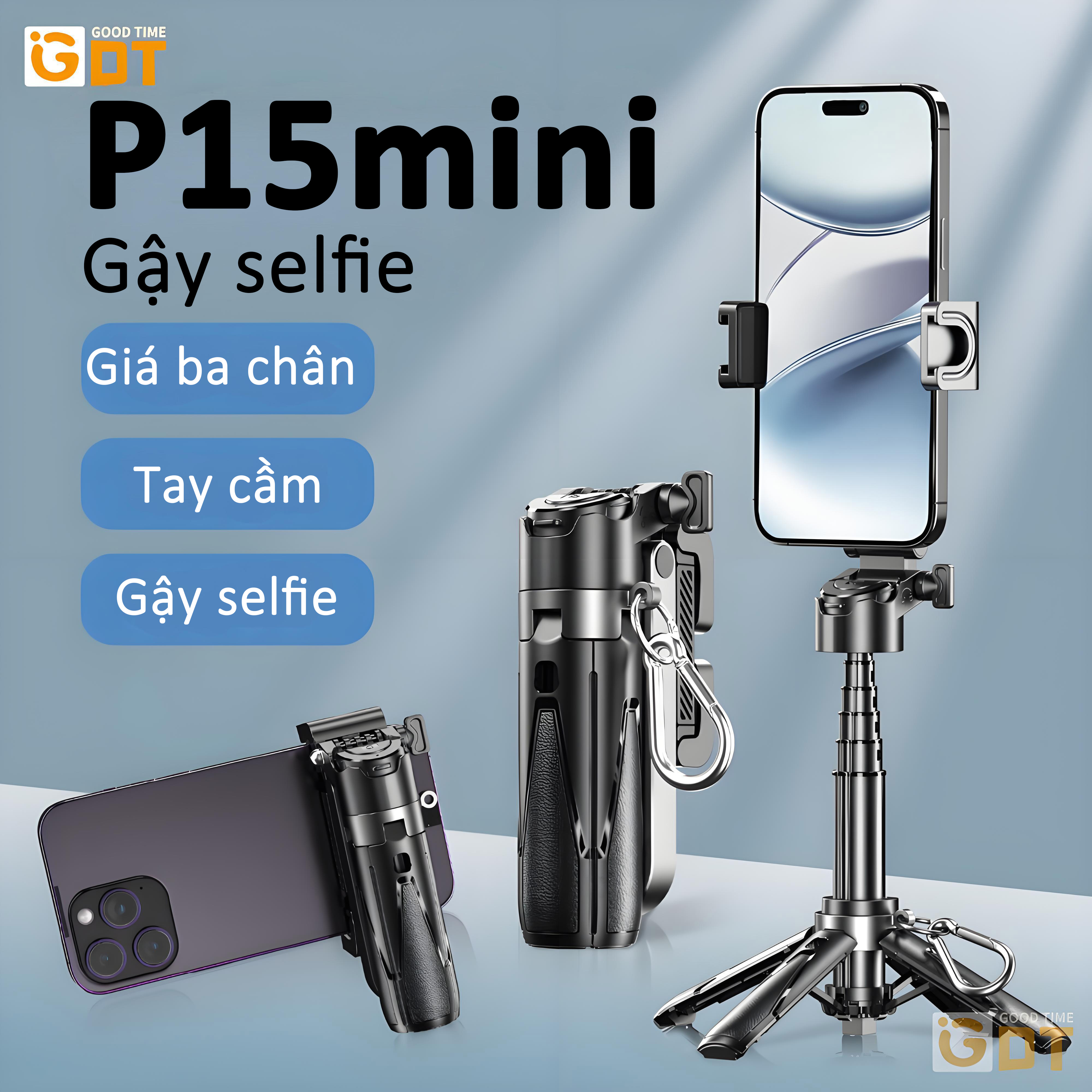 Chân tripod Mini GDT P15 Mini Gậy tự sướng Chân máy Bluetooth đa năng ...
