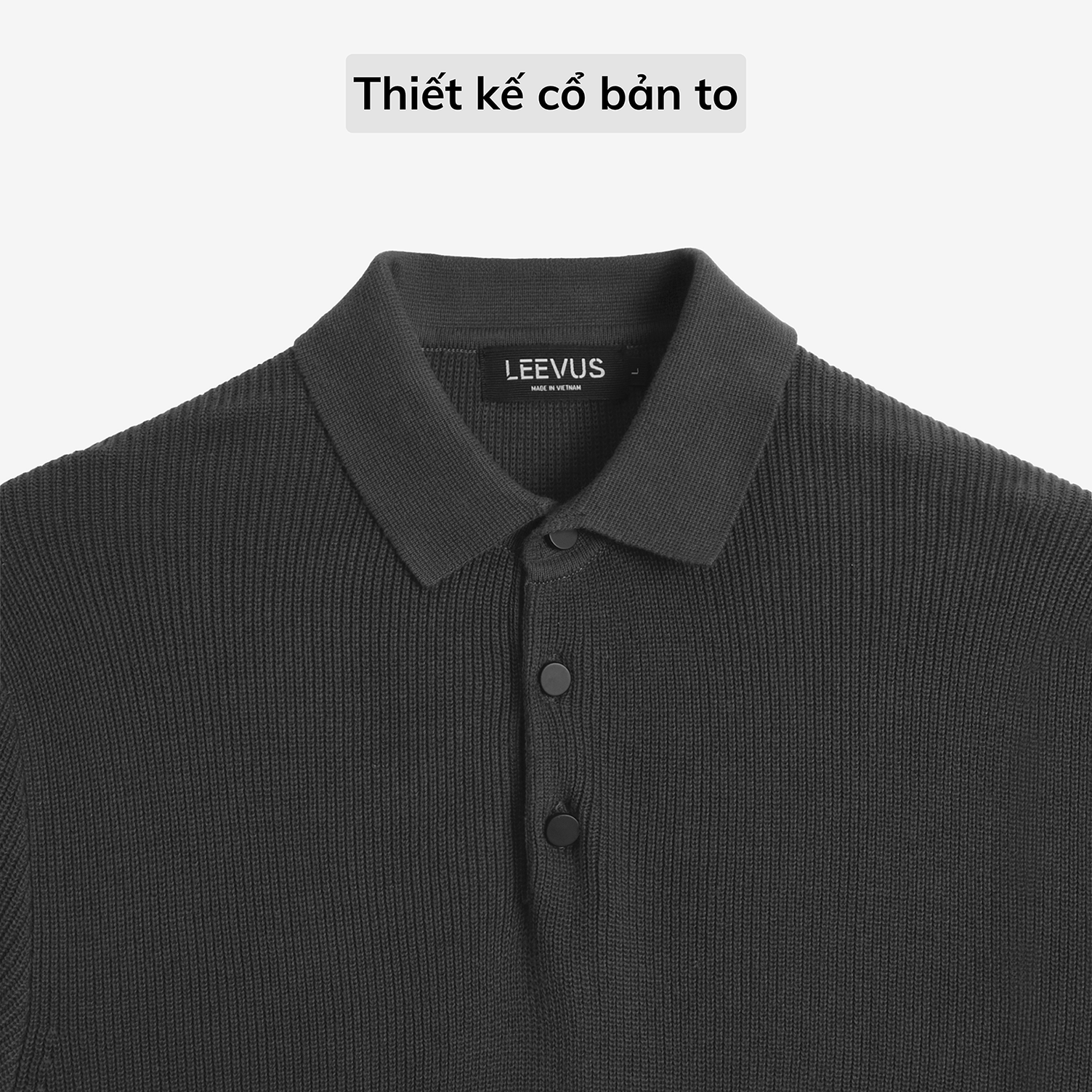 [TẶNG HỘP CHO ĐƠN TỪ 499K] Áo polo LEN DỆT KIM nam Rib Basic Knit vải ...