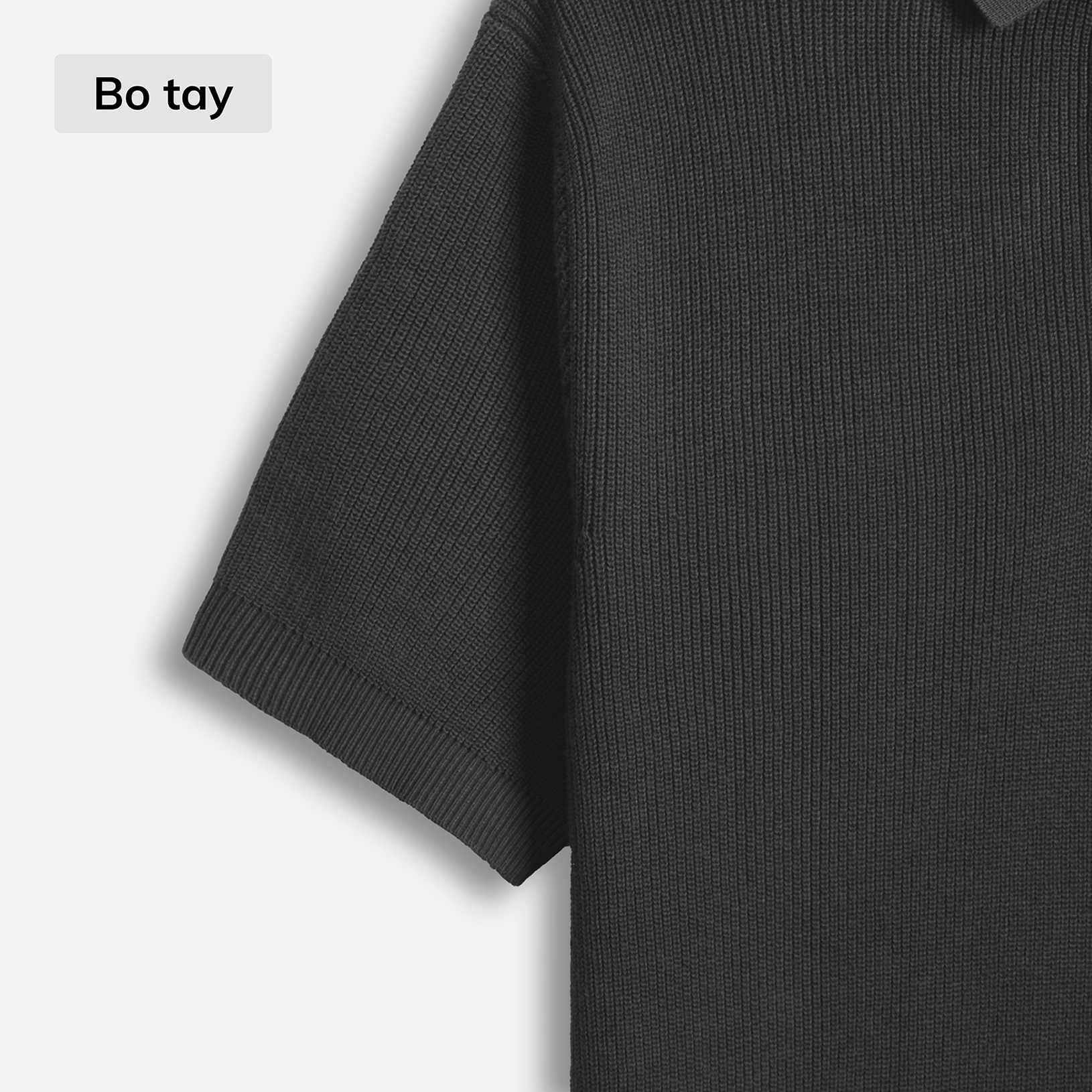 [TẶNG HỘP CHO ĐƠN TỪ 499K] Áo polo LEN DỆT KIM nam Rib Basic Knit vải ...