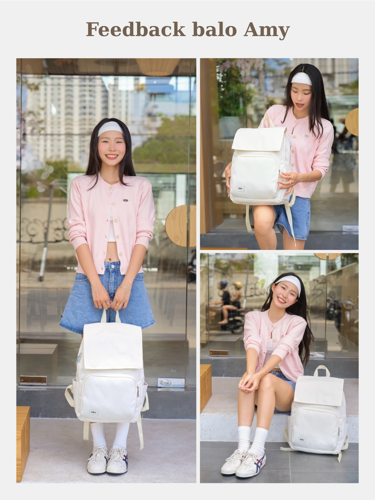 Balo Krystore Amy Backpack nam nữ vừa lap 15,6 inch | Shopee Việt Nam