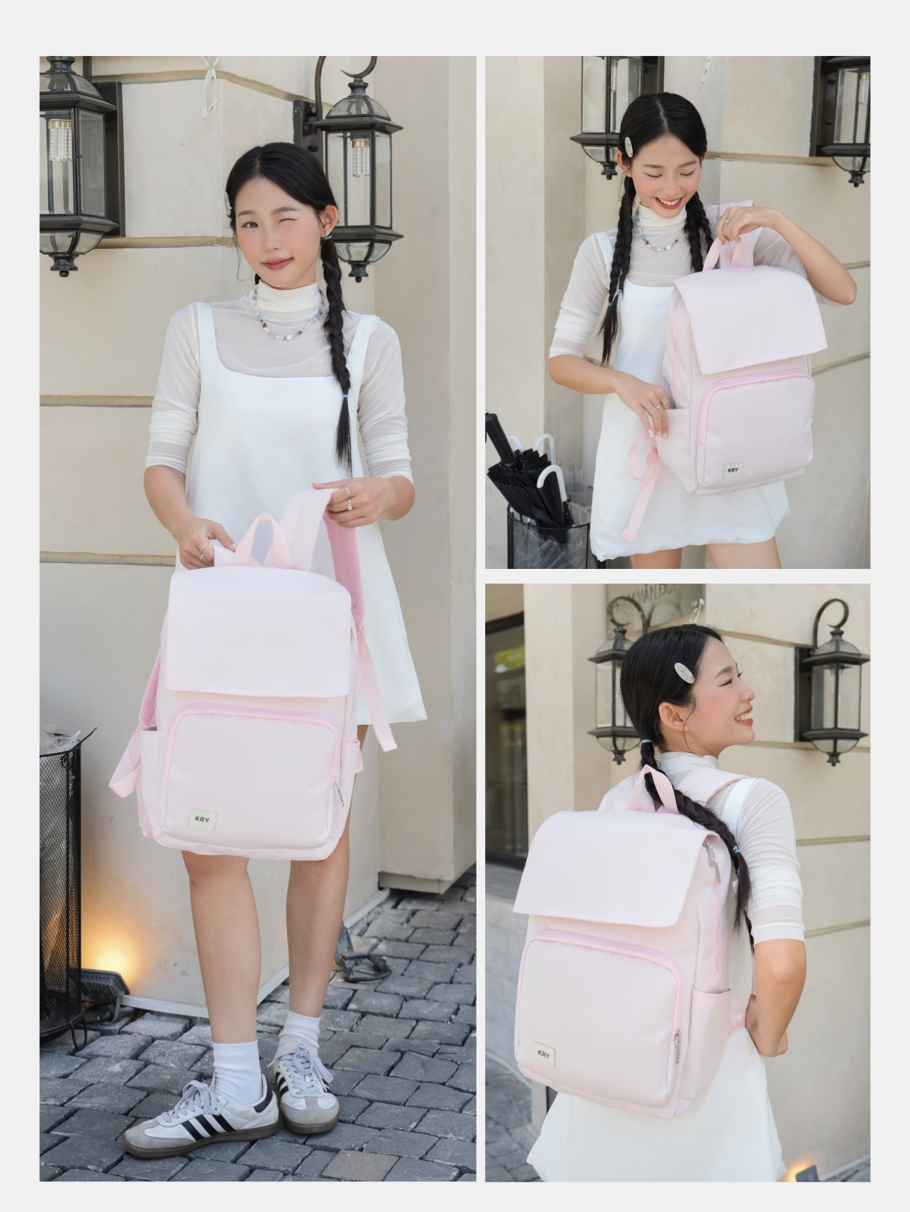 Balo Krystore Amy Backpack nam nữ vừa lap 15,6 inch | Shopee Việt Nam