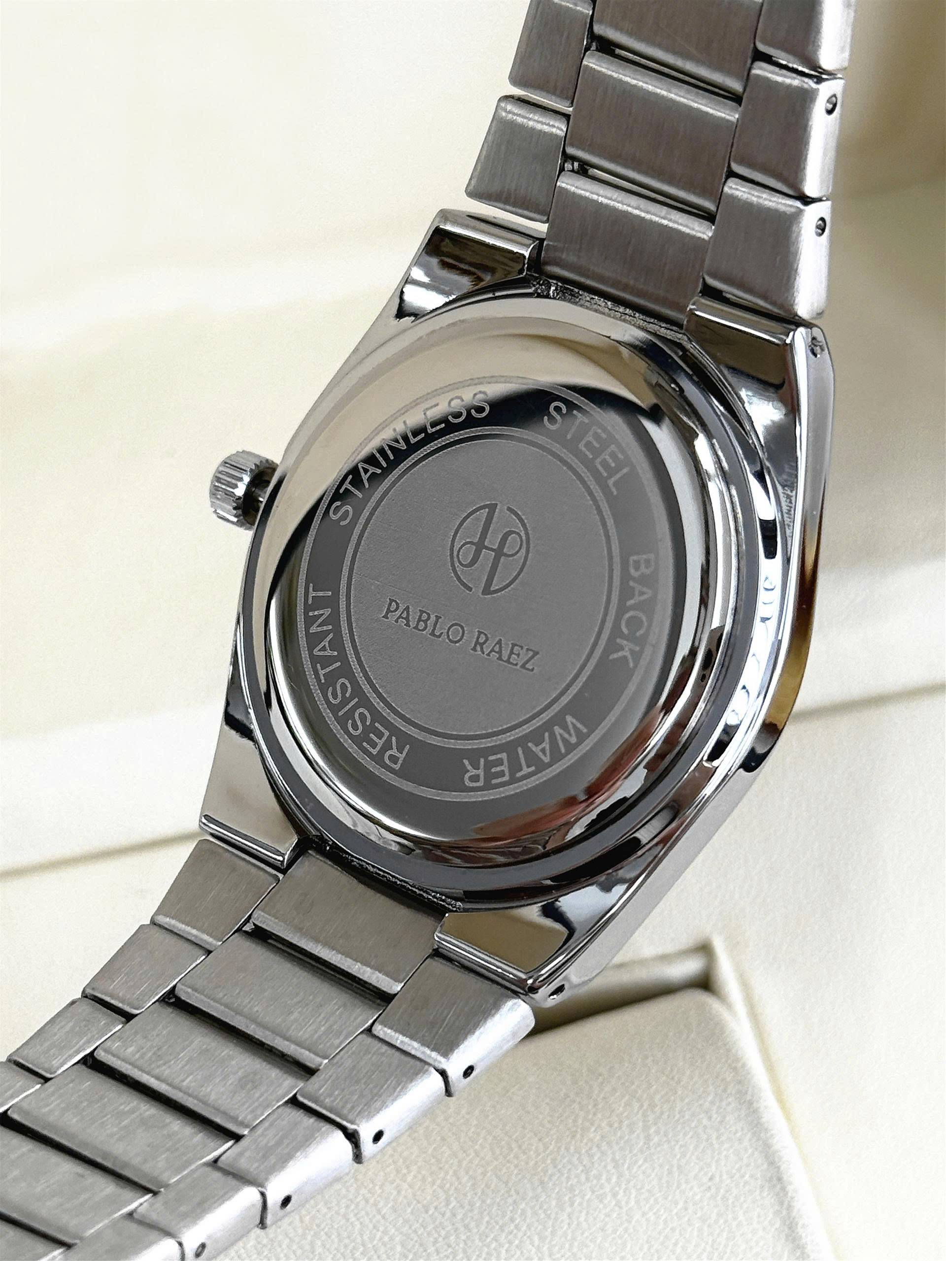 Đồng hồ nam dây thép chính hãng PABLO RAEZ P366 phong cách doanh nhân ...