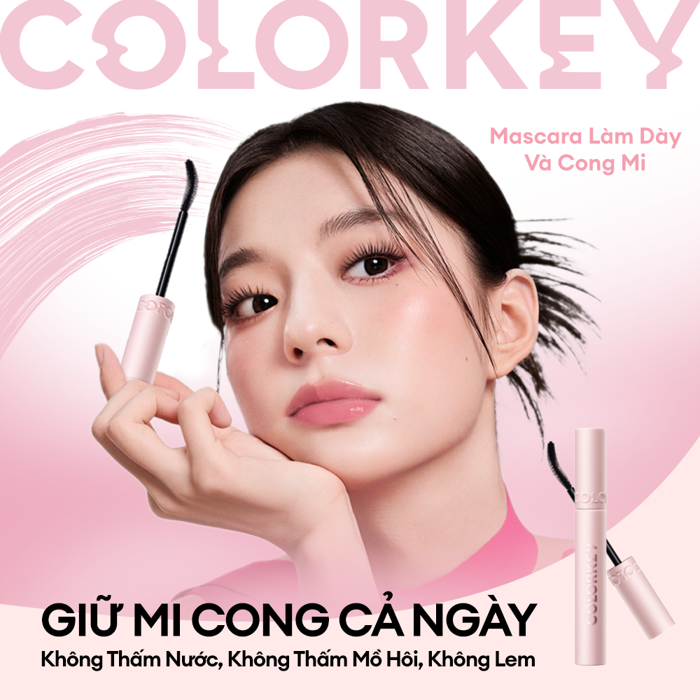 Mascara COLORKEY Hỗ Trợ Giúp Cong Và Dày Mi, Lâu Trôi, Chống Nước 6g | Shopee Việt Nam