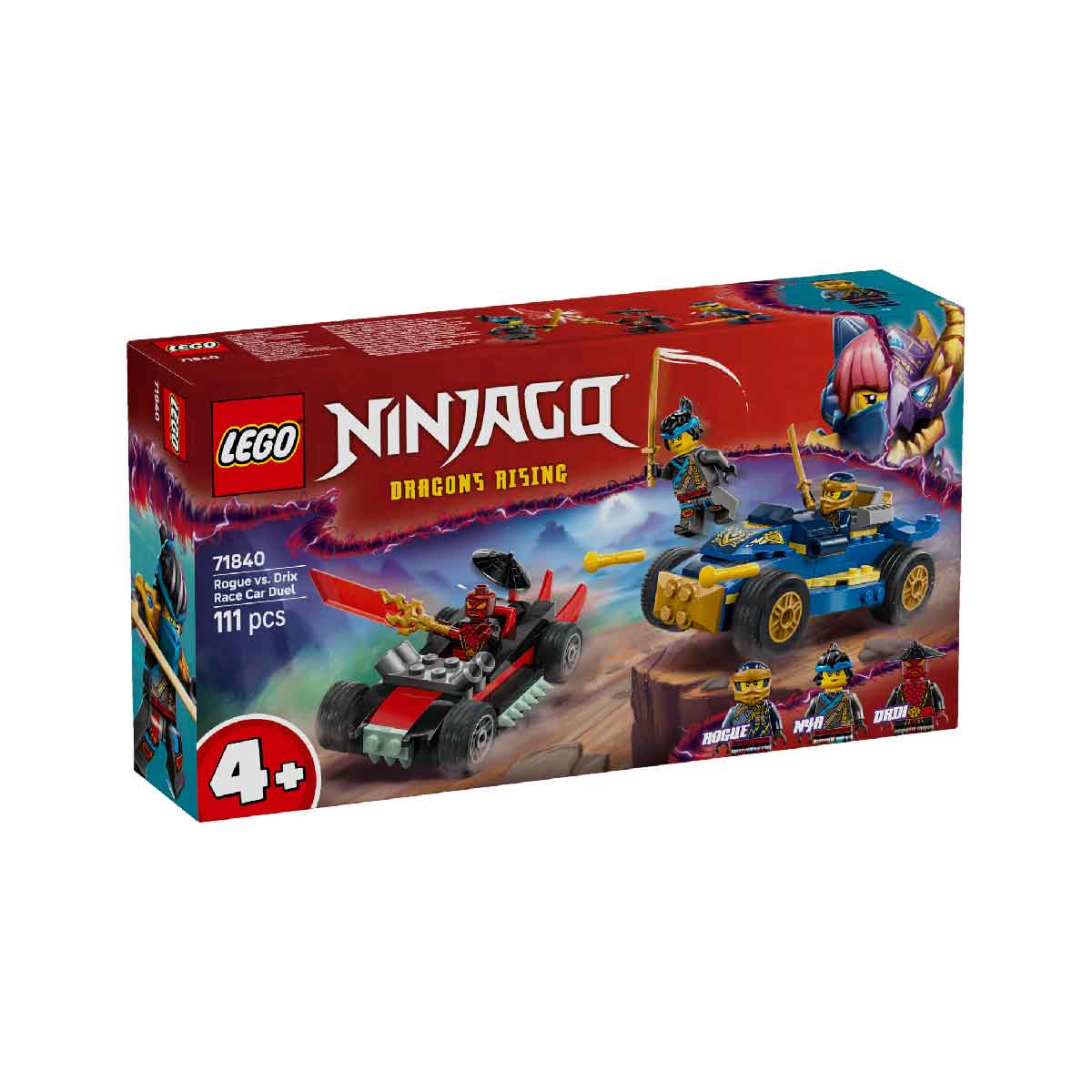 LEGO NINJAGO 71840 Đồ Chơi Lắp Ráp Rogue Vs. Drix: Trận Chiến Siêu Xe (111 chi tiết) | Shopee ...