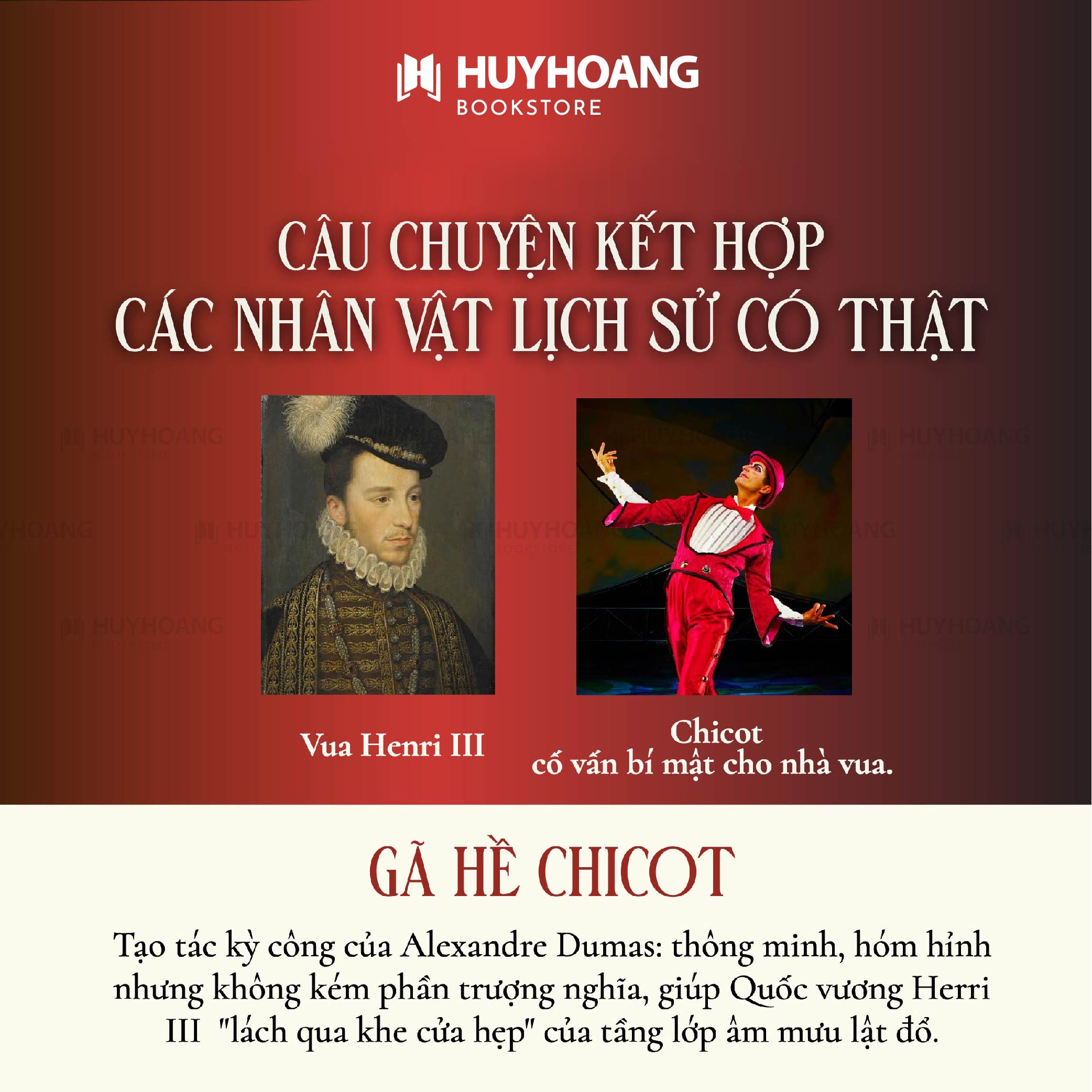 Sách - Gã Hề Chicot - Alexandre Dumas, văn học kinh điển, Huy Hoàng ...