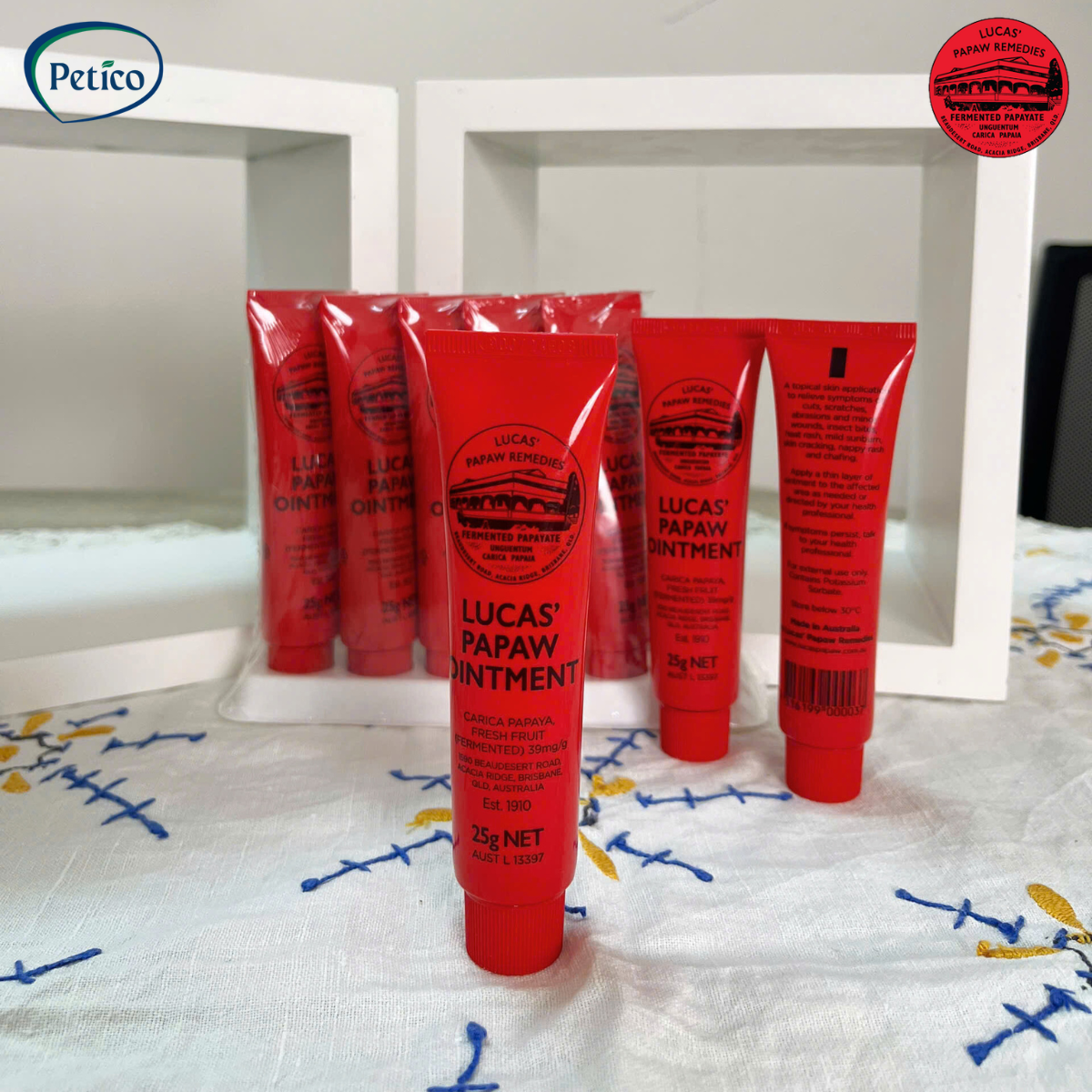 Kem bôi đa năng Lucas Papaw 25g chiết xuất đu đủ giữ ẩm môi, làm dịu da ...