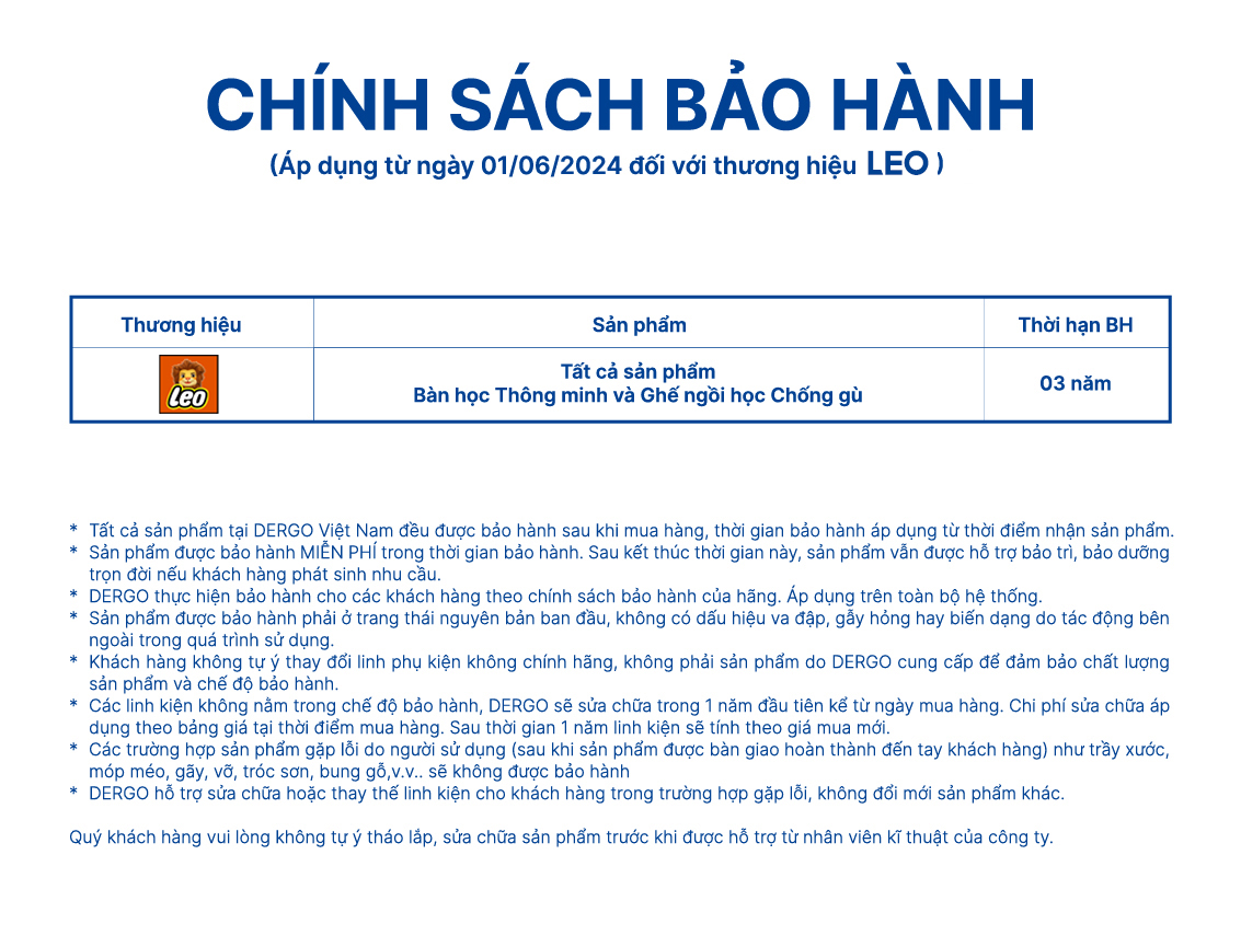 [Mới 2025 - Voucher 100K] Ghế Học Sinh DERGO LEO Smart 1 Ghế Chống Gù Cho Bé | Shopee Việt Nam