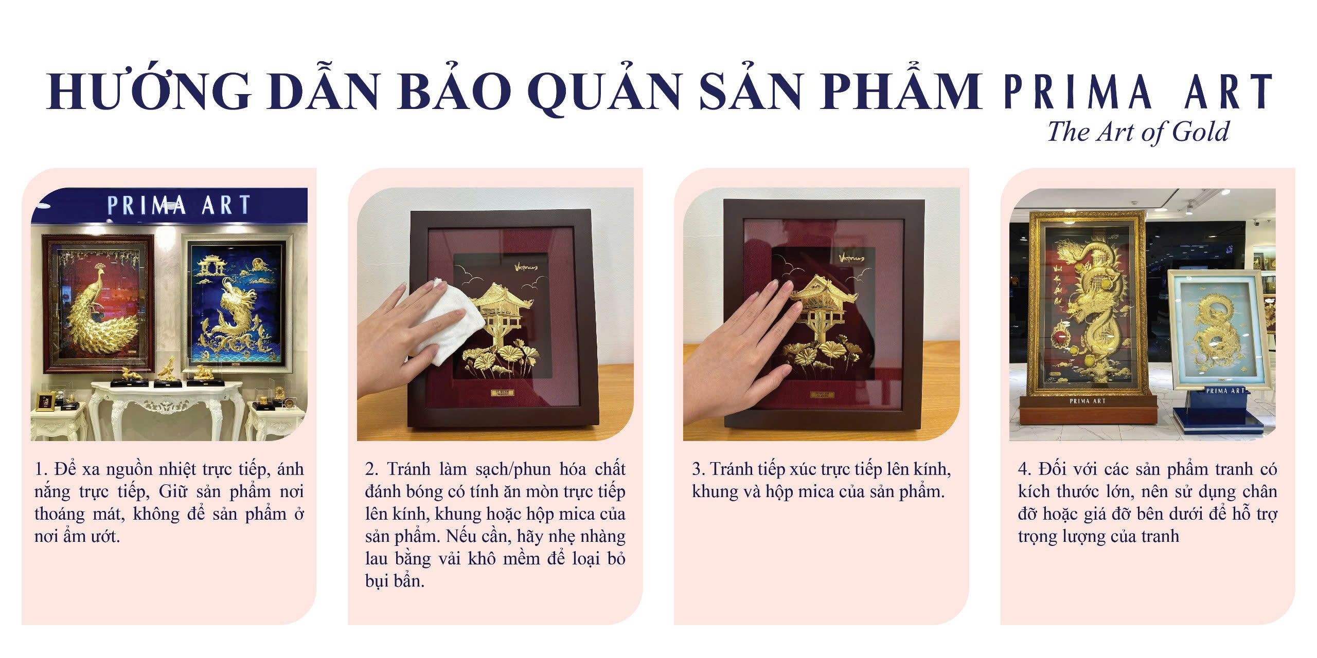 Tranh treo tường Mỹ Nghệ Phủ Vàng 24K PRIMA ART - NGỰA TÀI LỘC - Size ...