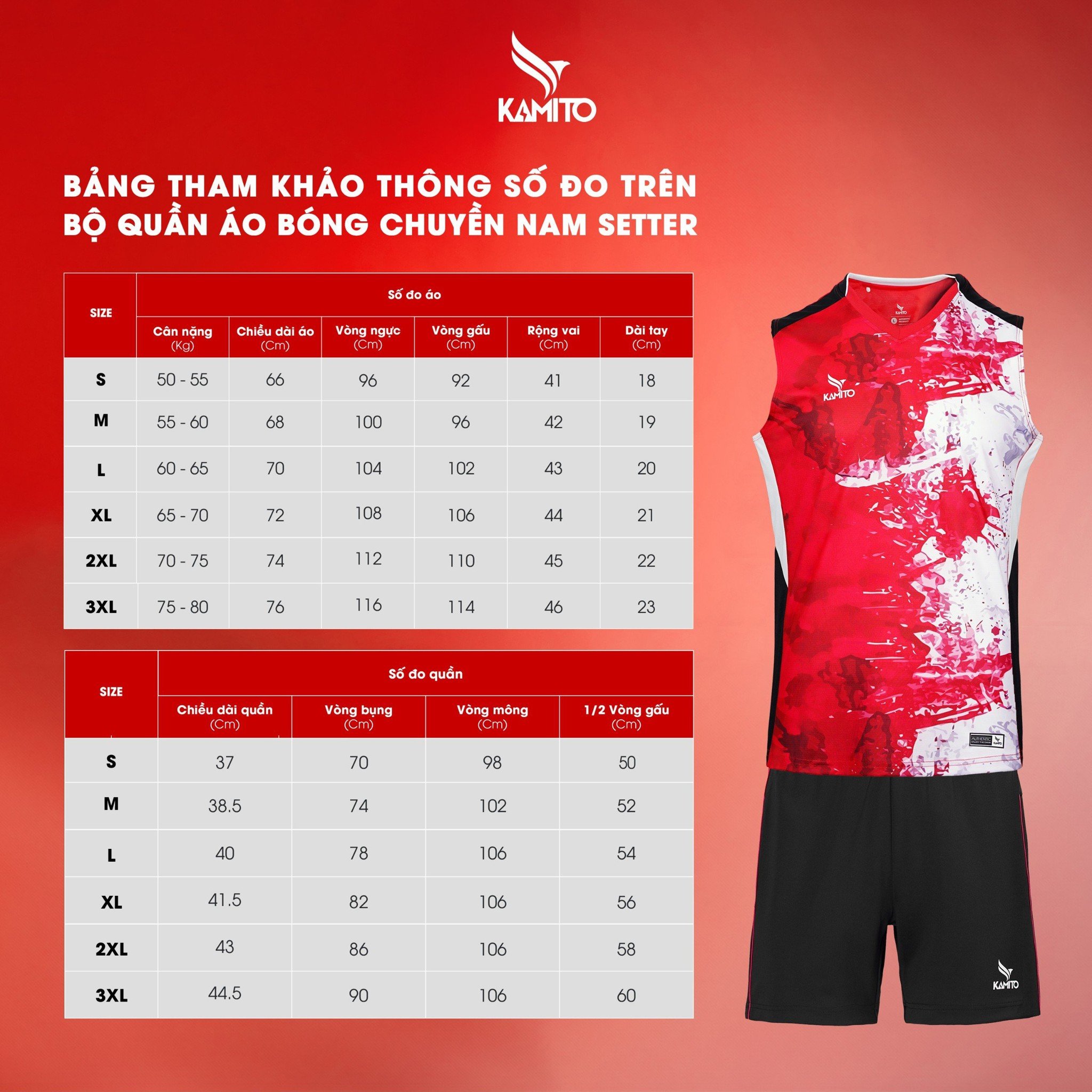 Áo Bóng Chuyền Nam Kamito Setter, Thoáng Khí, Nhanh Khô, Chống Nhăn ...
