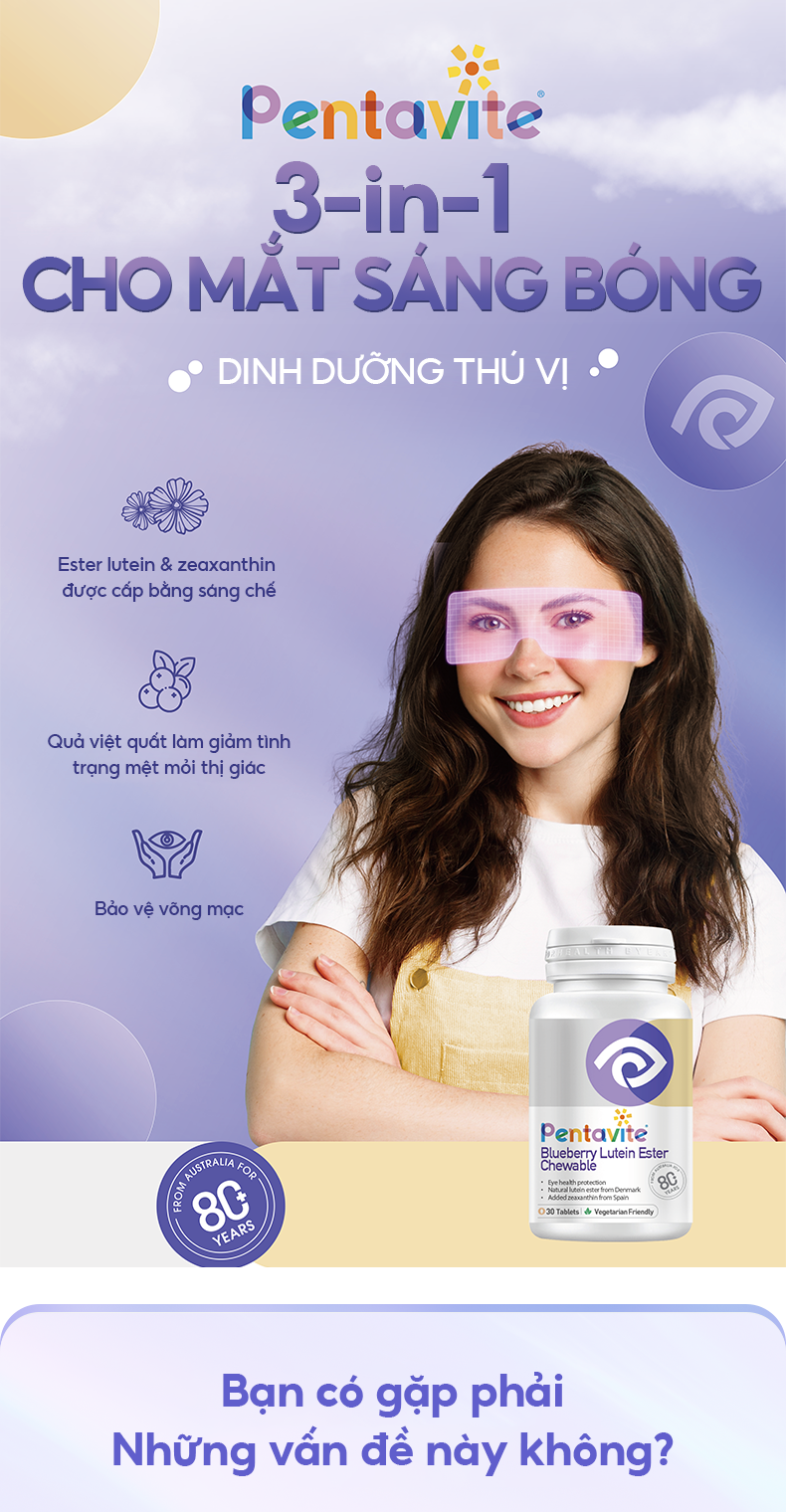 Vitamin Pentavite Women Multivitamin + Lutein Vitamin tổng hợp dành cho ...