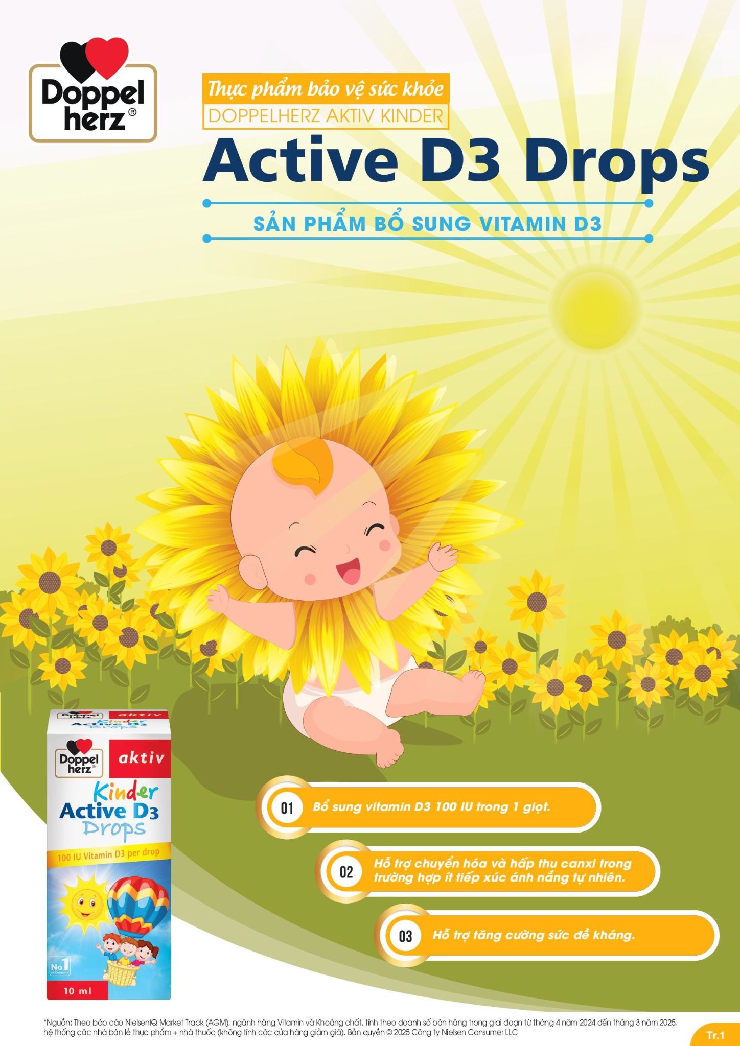 Vitamin D3 Drops Doppelherz Aktiv Kinder Active D3 Drops (chai 10ml ...