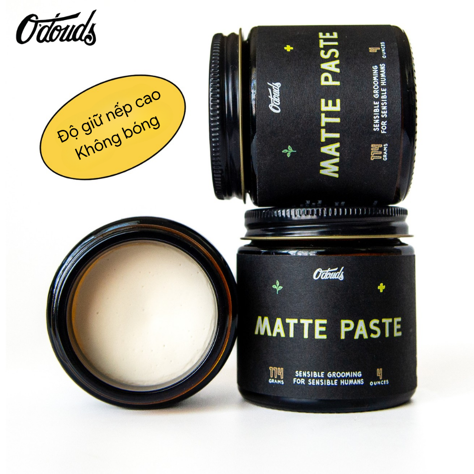 Sáp vuốt tóc O'douds Matte Paste 114 gram | Sáp O'douds Chính hãng Mỹ - Giữ nếp 10h-12h | Shopee ...