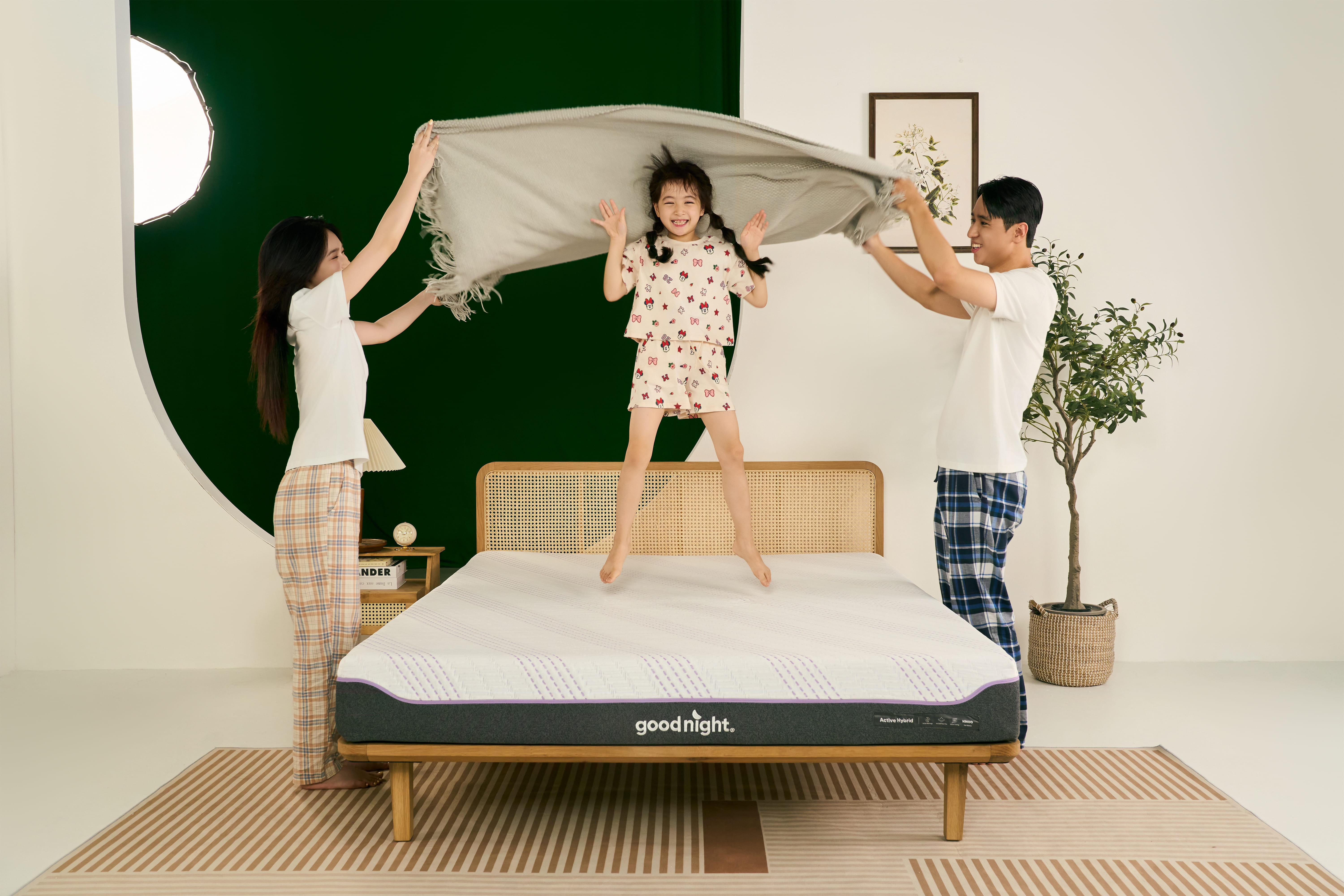 Nệm Foam Goodnight Active Hybrid mát tới 12H-Đệm foam than đá, dày 20cm ...