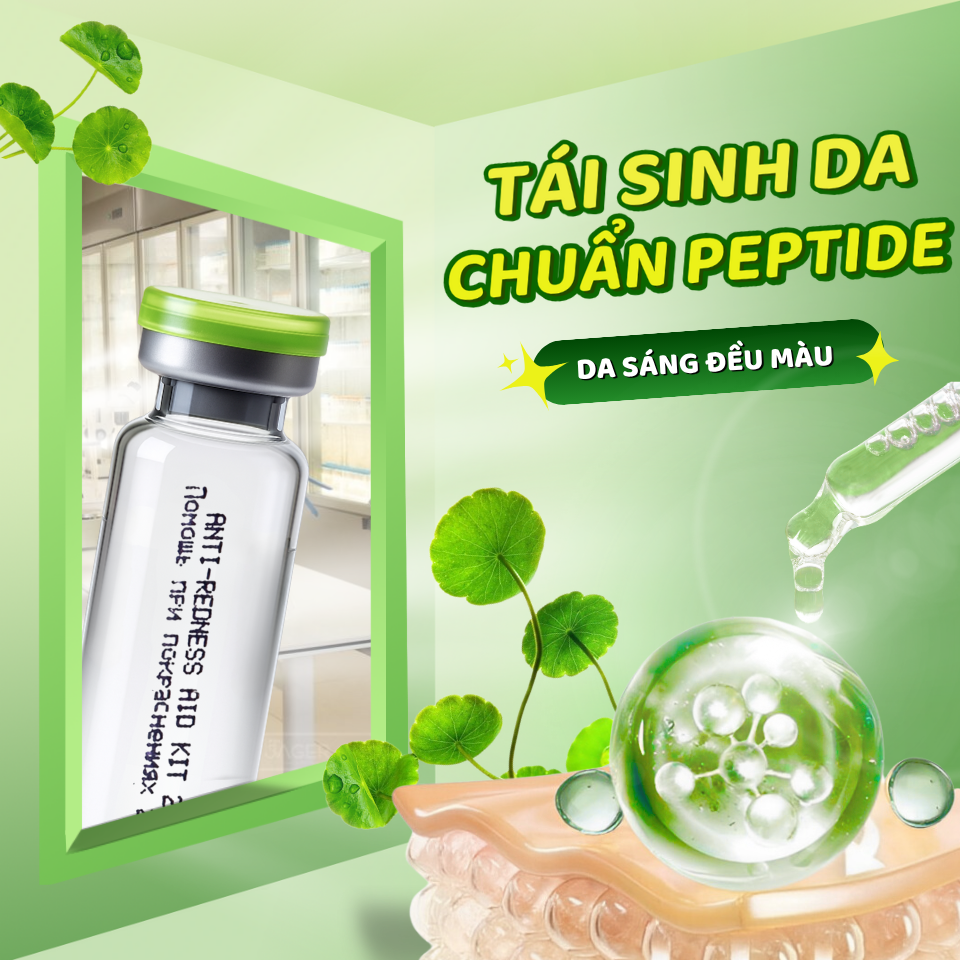 Serum Teana Super Peptides Anti-redness Aid Kit Giảm Sưng, Mẩn Đỏ, Mụn ...