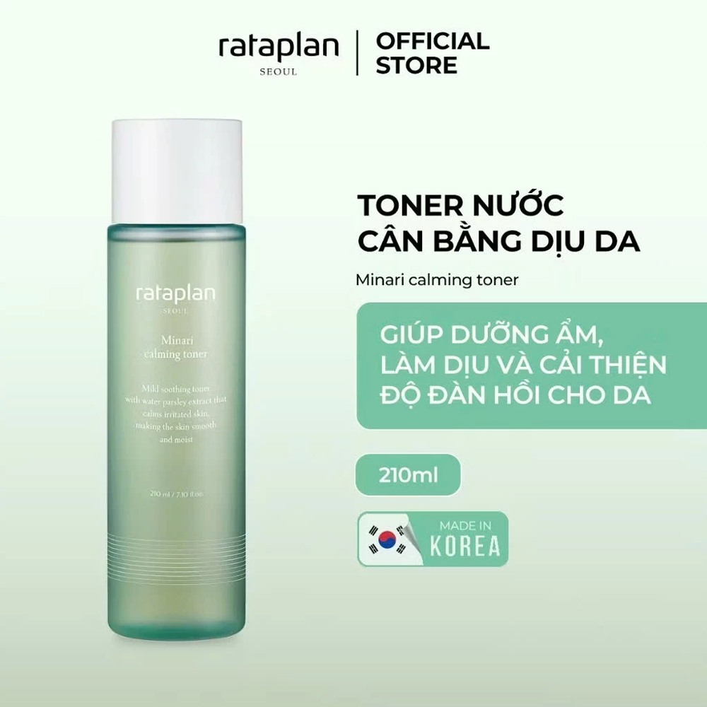 Toner Dịu Nhẹ Rataplan Minari 210ML, Giúp Dưỡng Ẩm Làm Dịu Và Cải Thiện ...