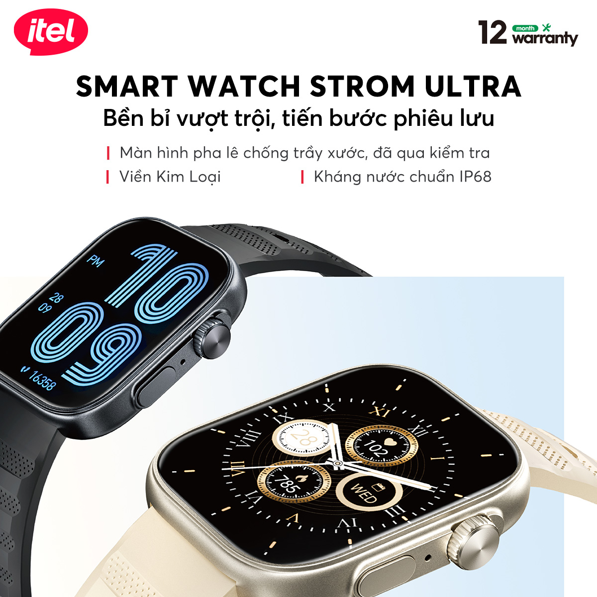 Đồng Hồ Thông Minh Itel O23 Storm Ultra | Kháng Nước Bụi IP68 | Nghe ...