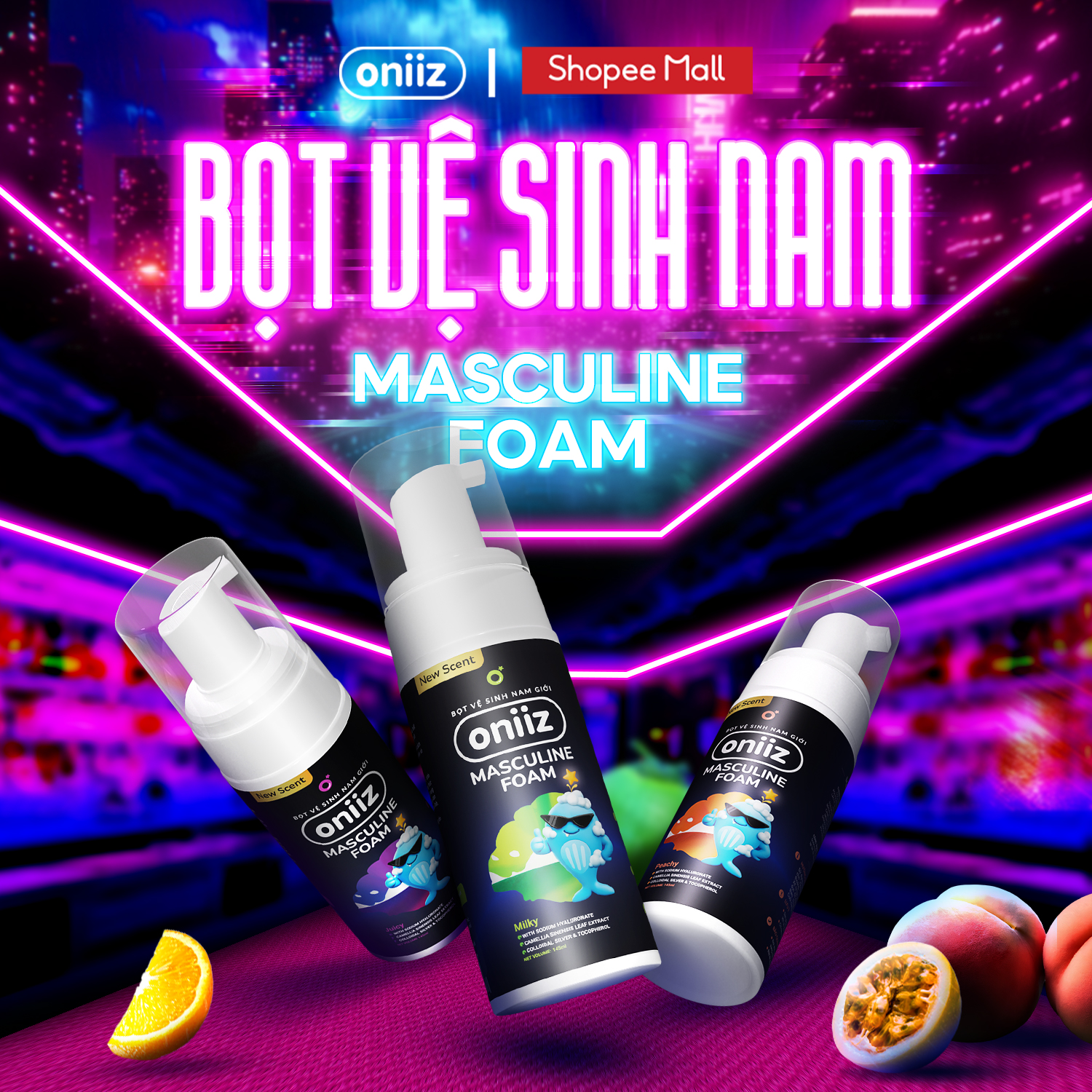 Bọt vệ sinh nam giới Oniiz Plus - Dung dịch Masculine Foam sạch sâu ...