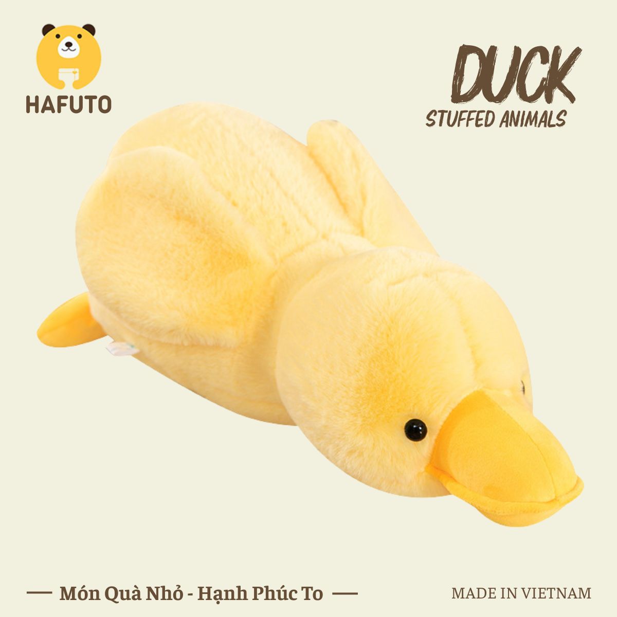 Gấu Bông Vịt Bông Kawaii Cao Cấp Đáng Yêu Hafuto, Vải Lông Kim Siêu ...