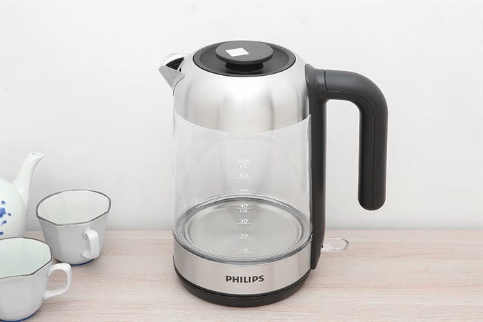 Bình Đun Siêu Tốc PHILIPS HD9339/80 (1.7L - 2200W) Ấm Đun Thủy Tinh Có ...