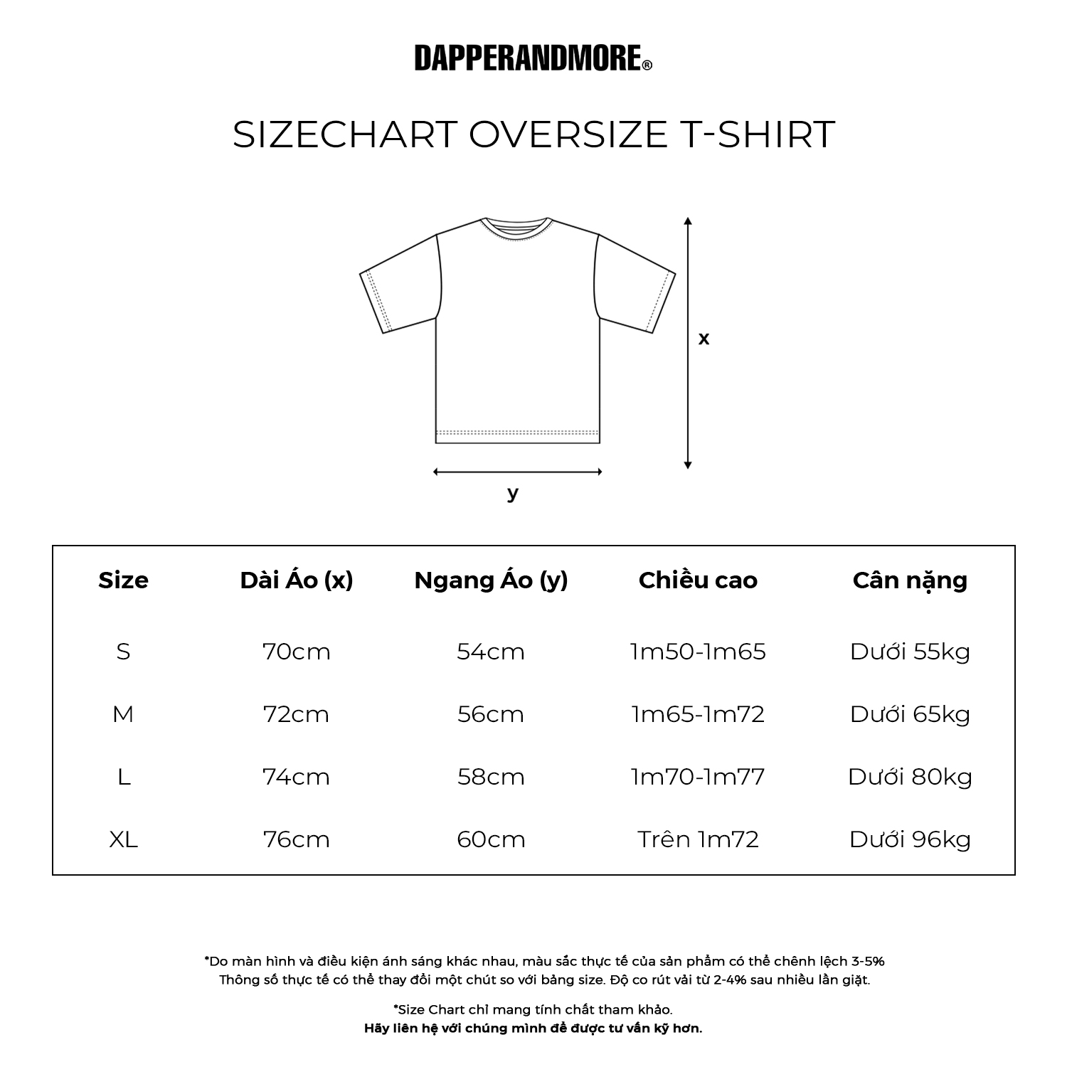 Áo Phông Trơn DAPPERANDMORE Choice Basic Tee Form Rộng Oversize 100% Cotton 250gsm - Áo Thun ...