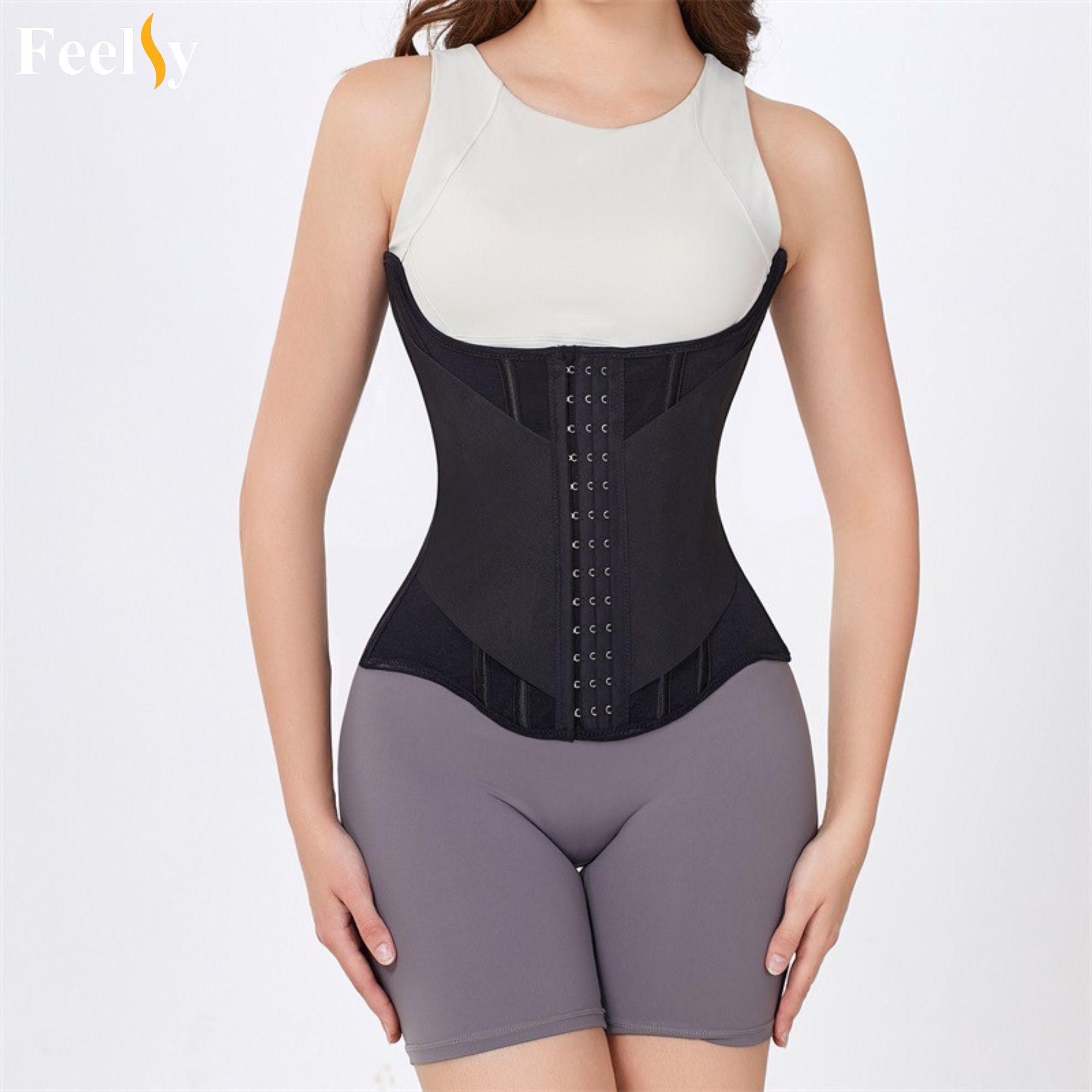 Gen Ngang Bụng Feelsy Latex, 100% Cao Su Non Với 15 Xương Thép Định Hình Giúp Thon Eo Gen20 ...