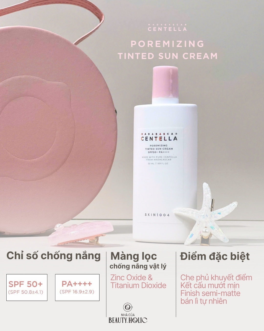 KCN nâng tone,che lỗ chân lông SKIN1004 MADAGASCA CENTELLA POREMIZING ...