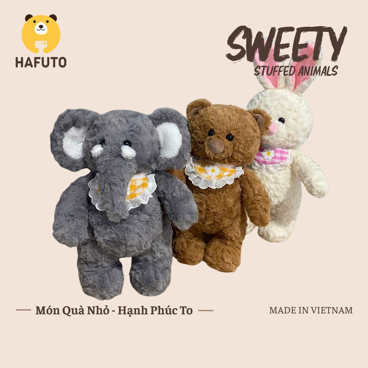 Gấu Bông Hình Voi Bông, Thỏ Bông, Gấu Teddy Chủ Đề Bạn Tốt Dudu Dể ...