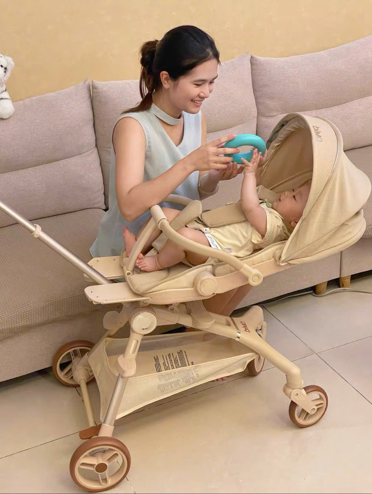 Xe Đẩy Gấp Gọn,Đảo Chiều V-BABY Ngả Tựa Lưng Cao Cấp IX600 , IX9 TẶNG ...