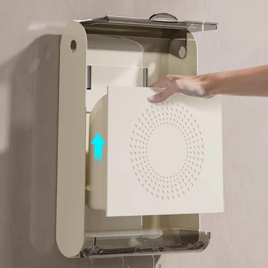 Hộp Đựng Đũa Dán Tường Có Nắp Đậy Và Khe Thoát Nước Thông Minh, Chống ...