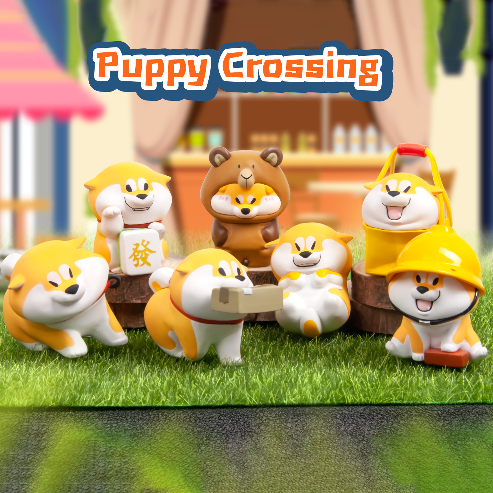 Blind Box Móc Khóa Shiba Chính Hãng 52TOYS Dodowo Puppy Crossing, Móc ...