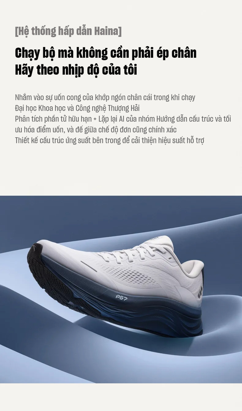 [10KM] ANTA PG 7 Travel 2 Giày chạy bộ nam Giảm xóc Thiết kế đế chống ...