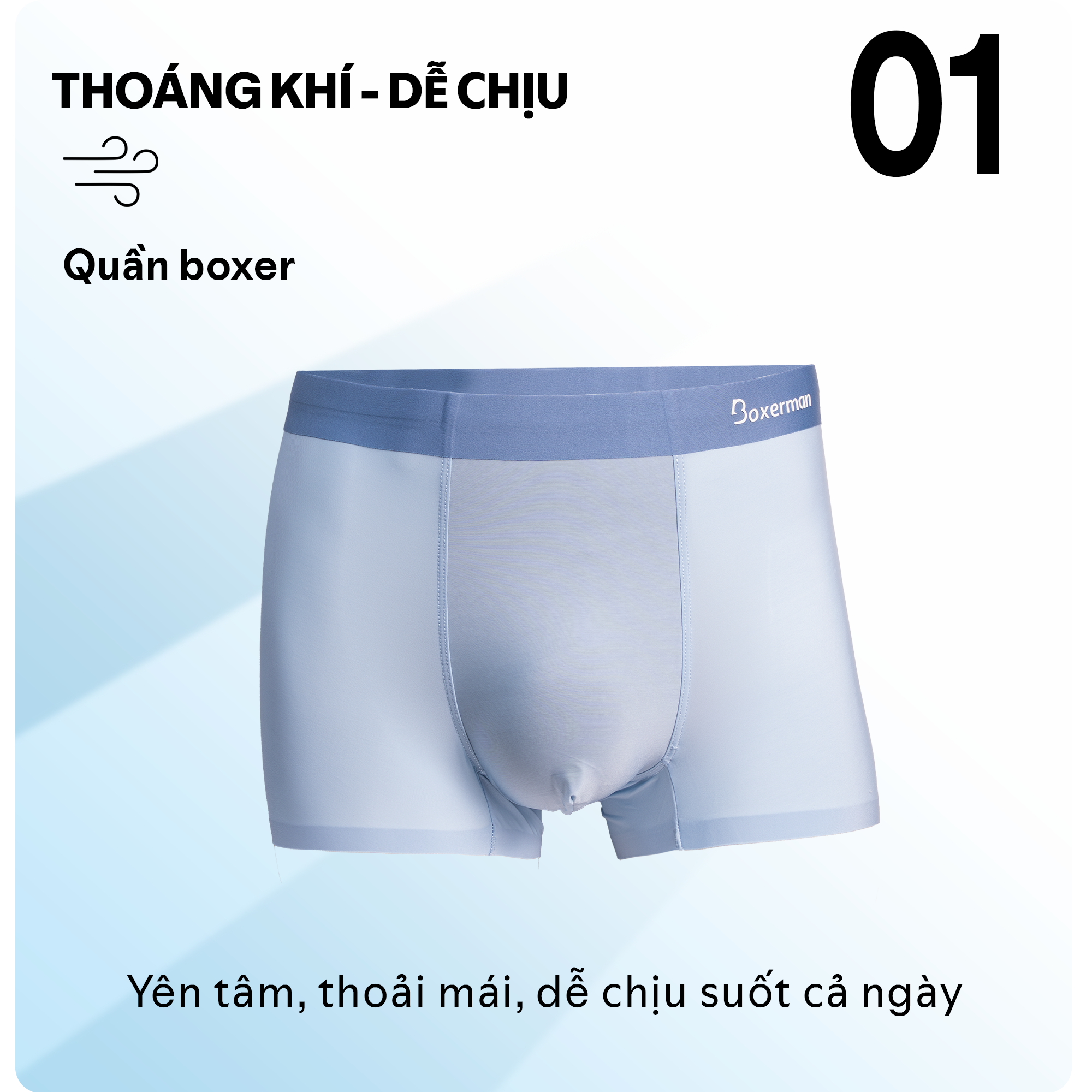 Combo 3 Quần lót nam cao cấp Profit BOXERMAN, Quần boxer nam thun lạnh ...