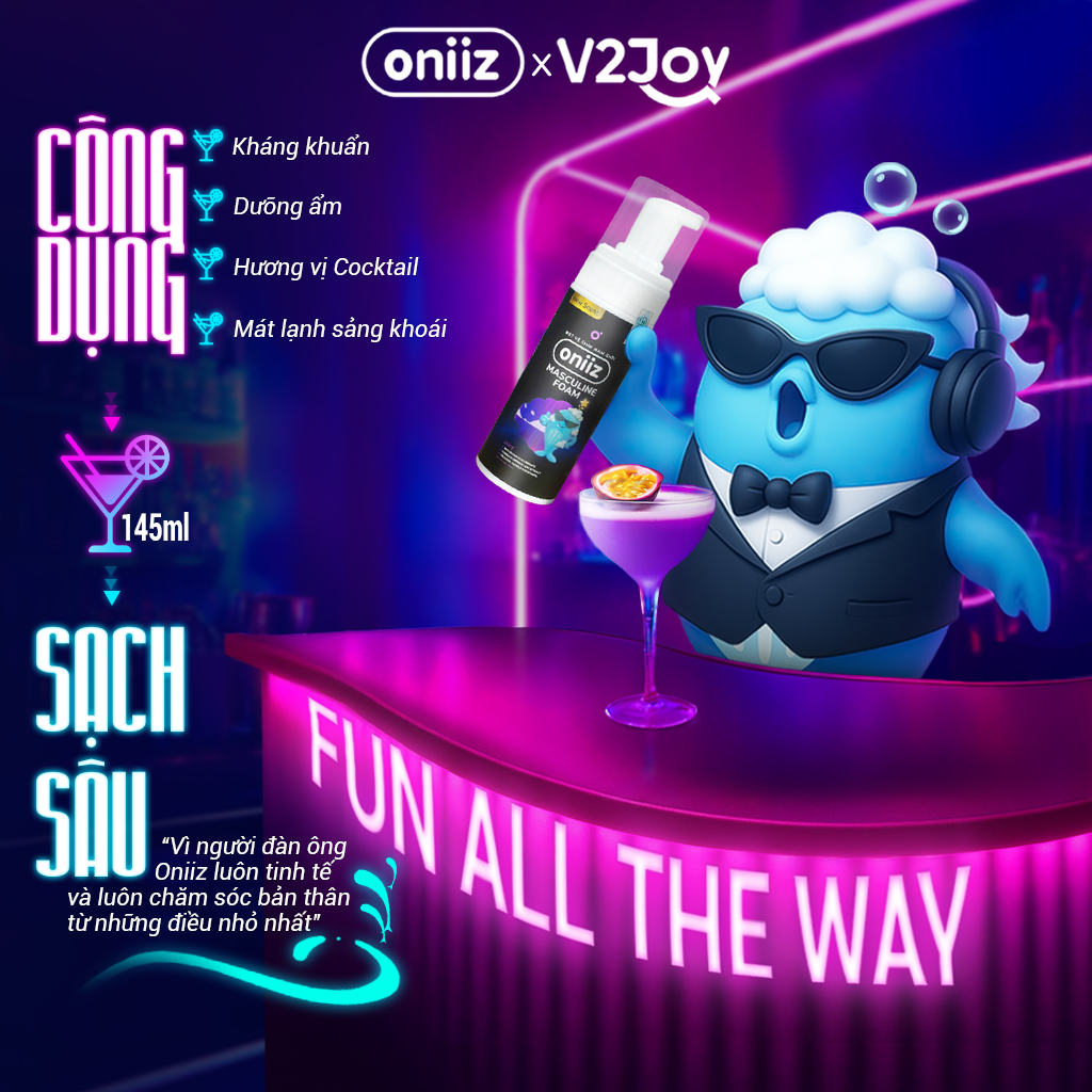 Bọt vệ sinh nam giới Oniiz 100ml & Bọt vệ sinh Oniiz Plus hương ...