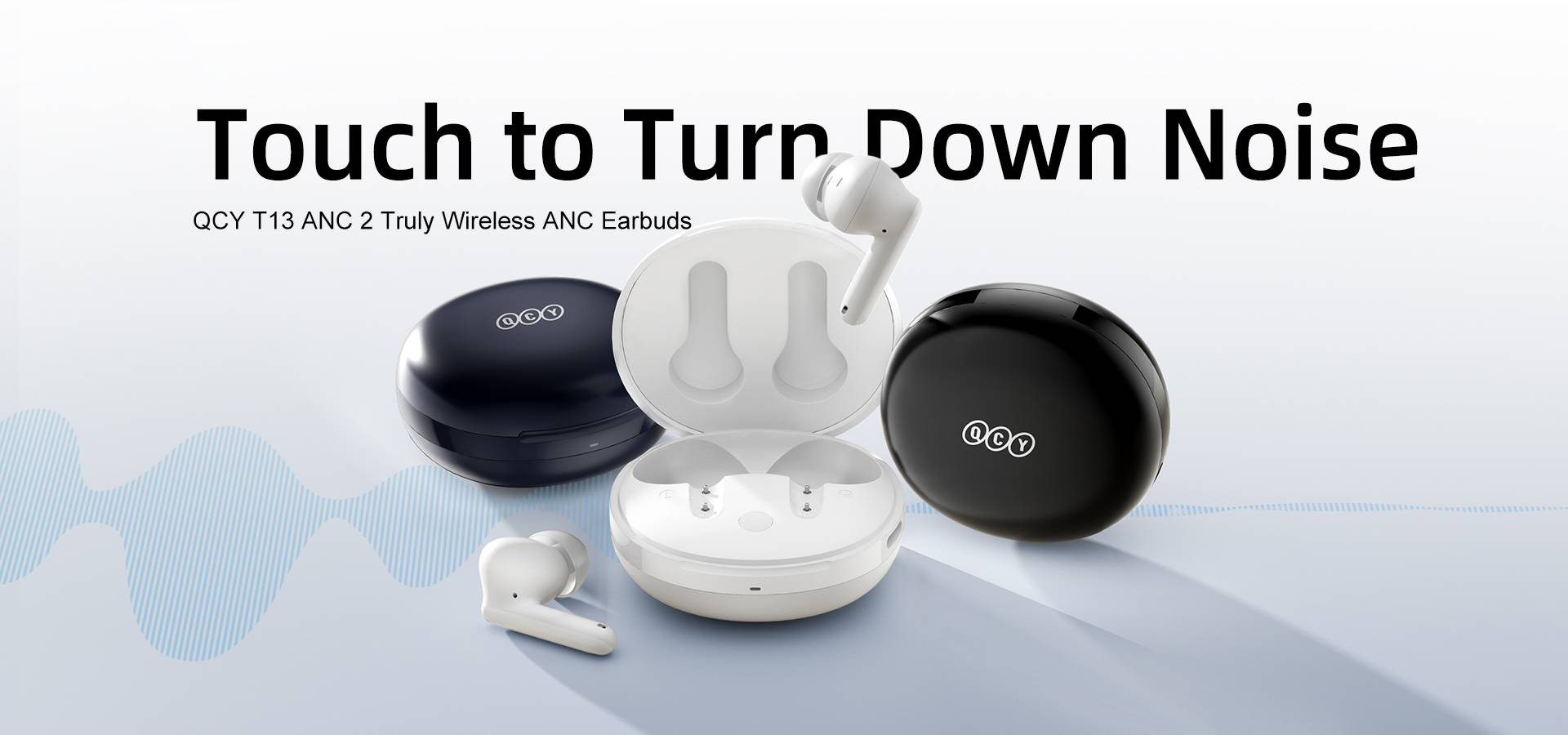 Tai nghe Bluetooth QCY T13 ANC2 TWS EarBuds (HT09, Bluetooth v5.3, 7H ...