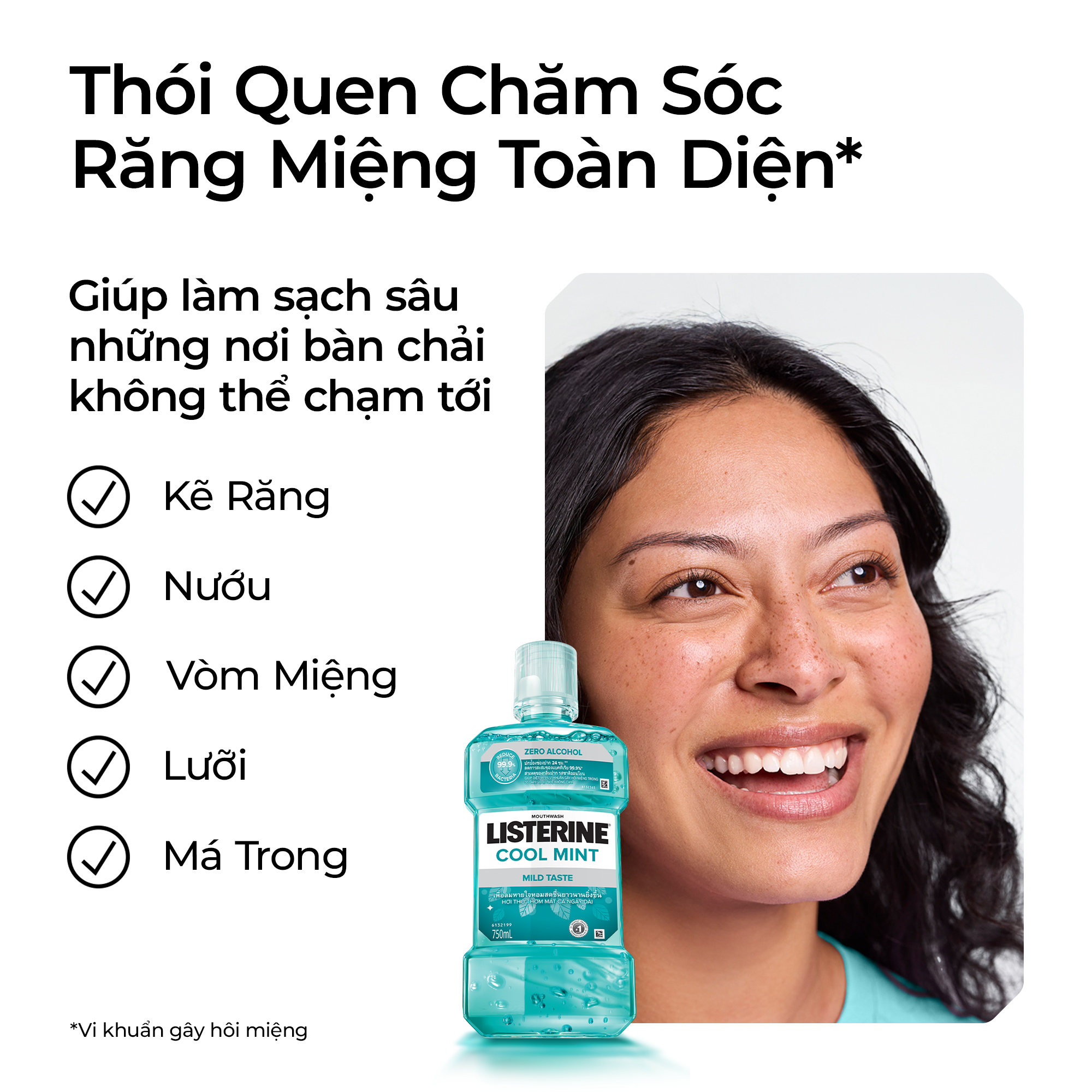[Độc quyền KOL] Bộ 2 Chai NSM Listerine Giúp Hơi Thở Thơm Mát Cool Mint ...