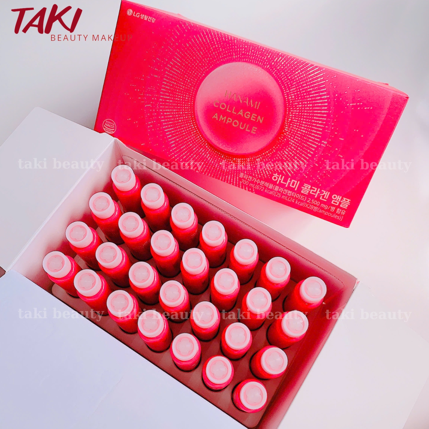 Nước Uống Đẹp Da Collagen Hanami Ampoule LG Cao Cấp Hàn Quốc Hộp 28 Lọ ...