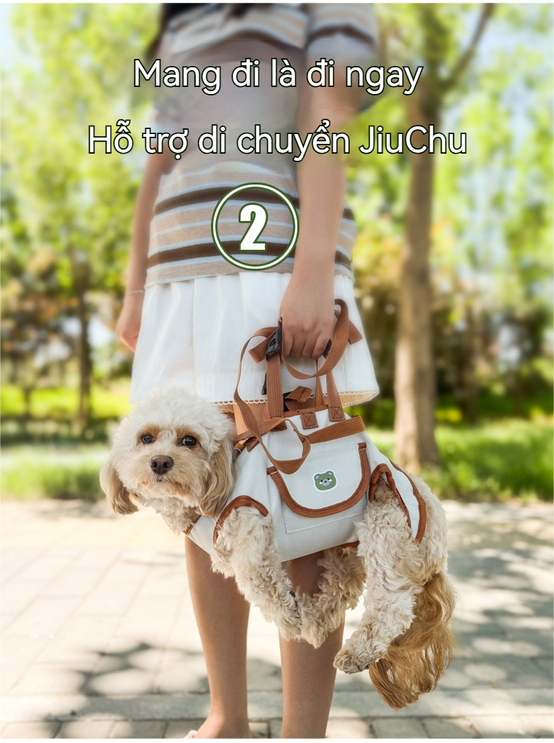 địu di động Túi xách di động ngoài trời cho chó thú cưng dây xích dạng ...