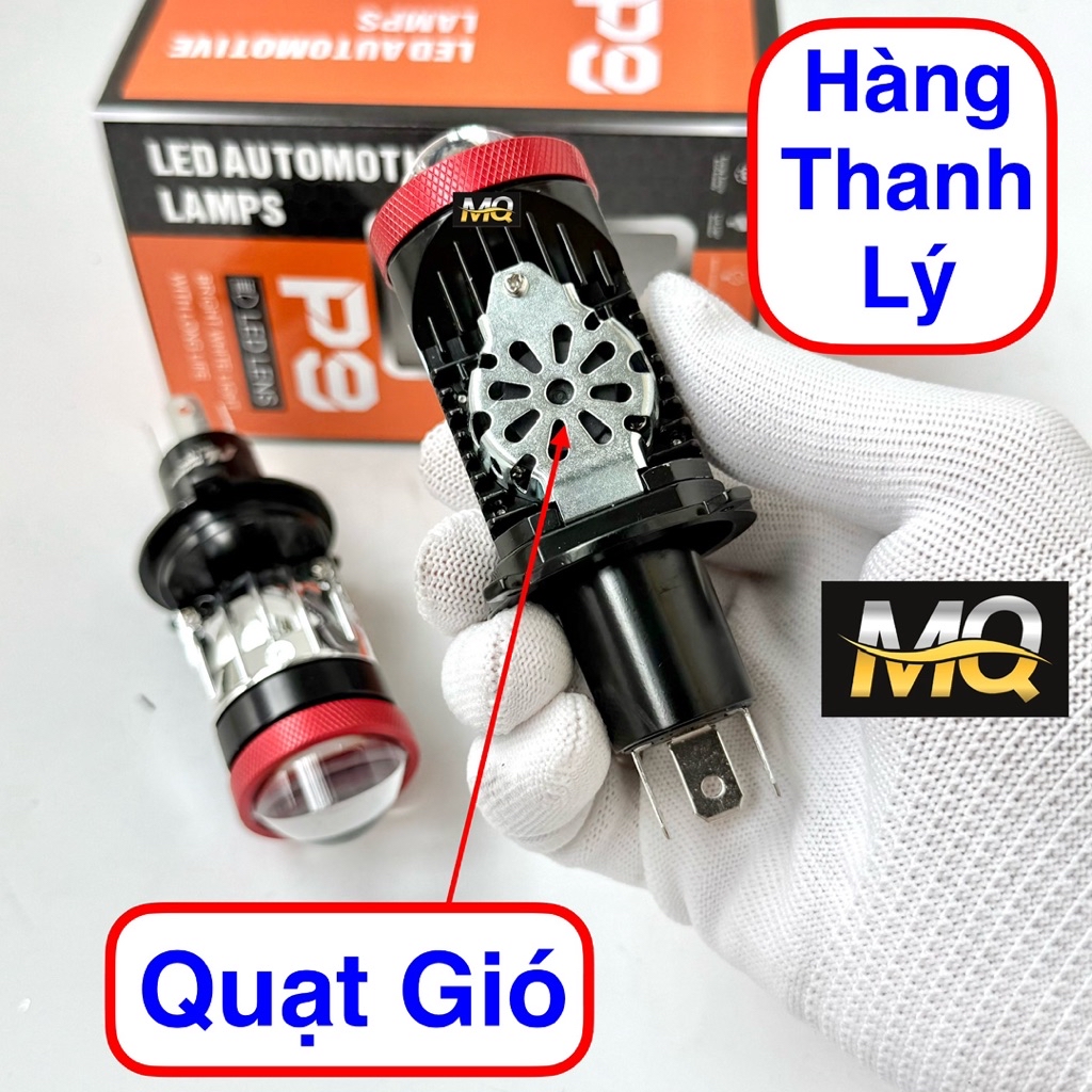 Đèn Pha Bi Cầu T40 Pro Ultra X MQ-LED H4 Lắp Ô tô Xe Máy Pha Bi Cầu ...