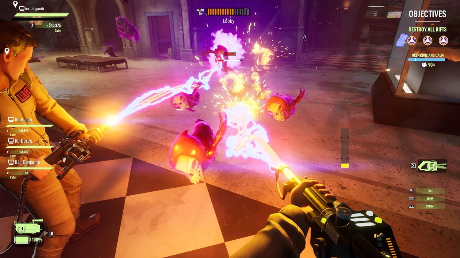Đĩa Game Ghostbusters: Spirits Unleashed PS4